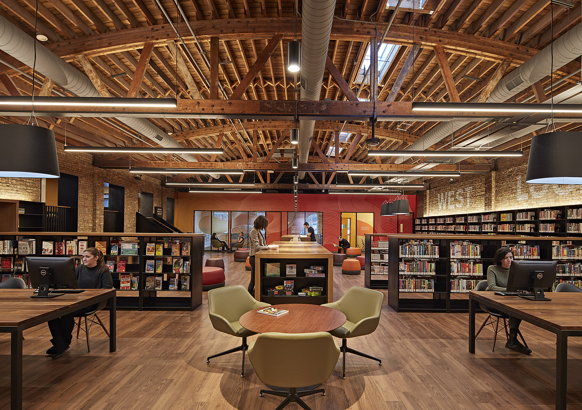 Chicago Public Library, West Loop Branch by Skidmore, Owings & Merrill ...