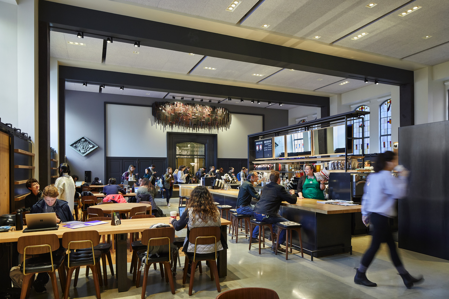 Starbucks at Suzzallo Library, University of Washington by GRAHAM BABA ...