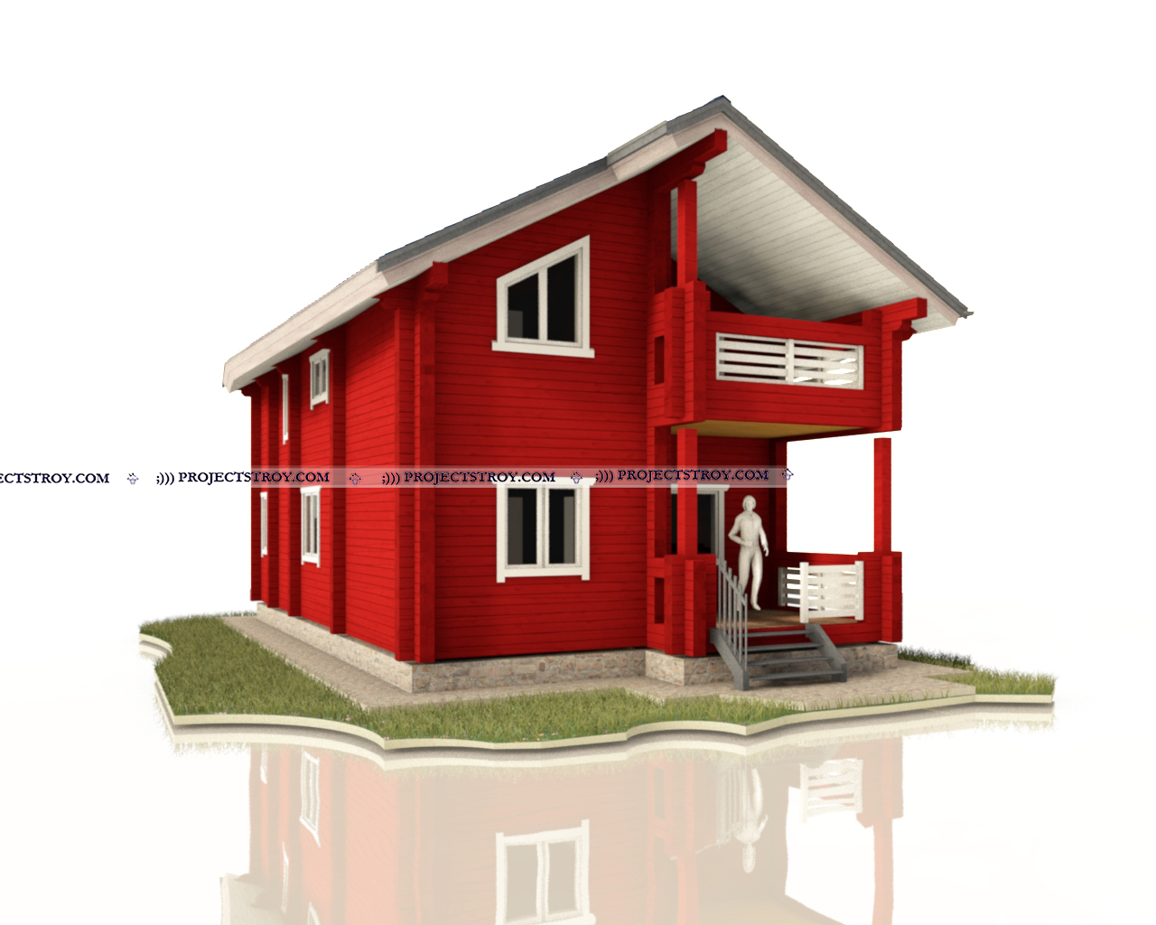 Timber house by Projectstroy drawings log cabins | home | projects ...