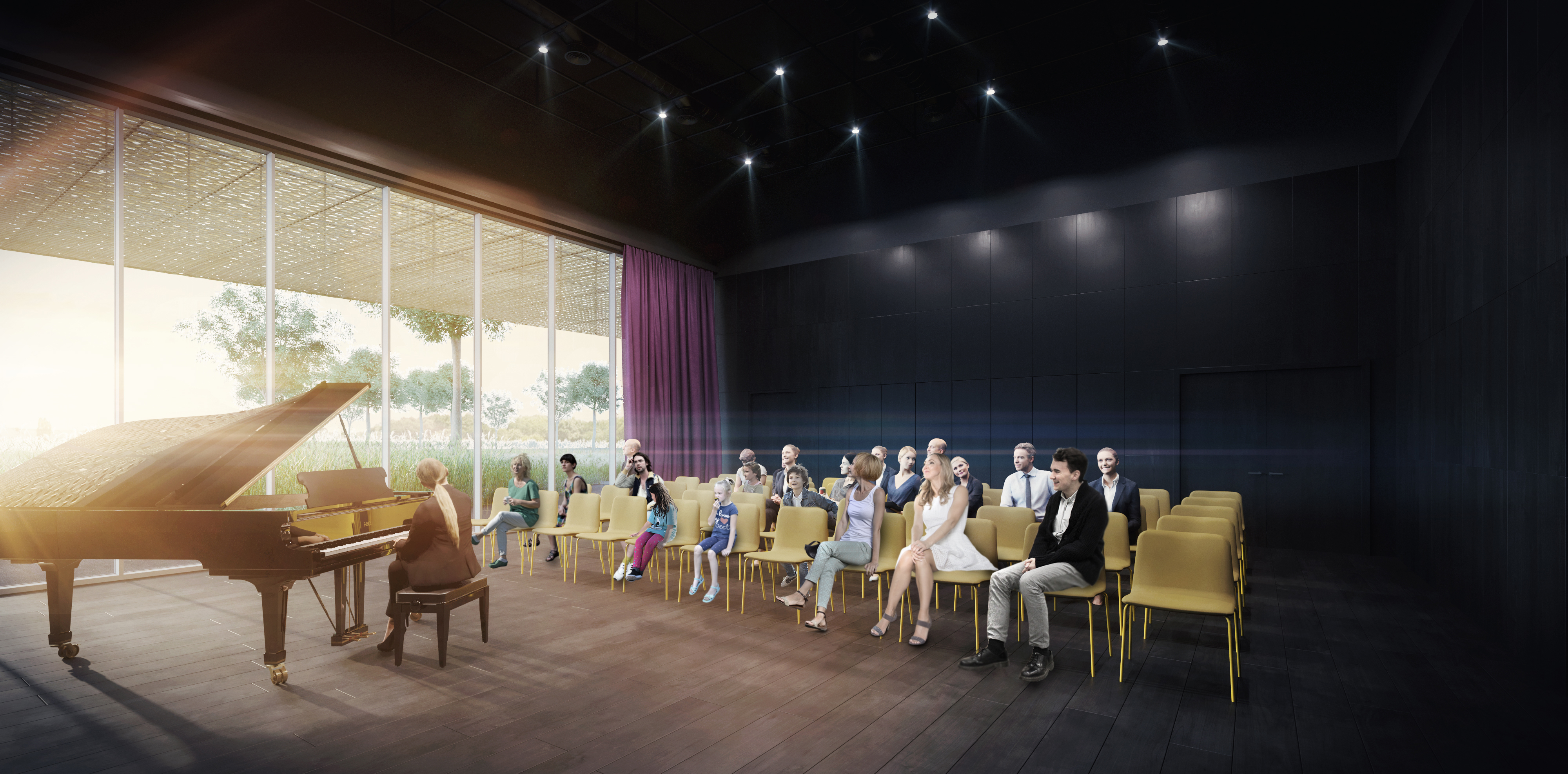 House for Singing - Choir Performance Center by HQ Architects - Architizer
