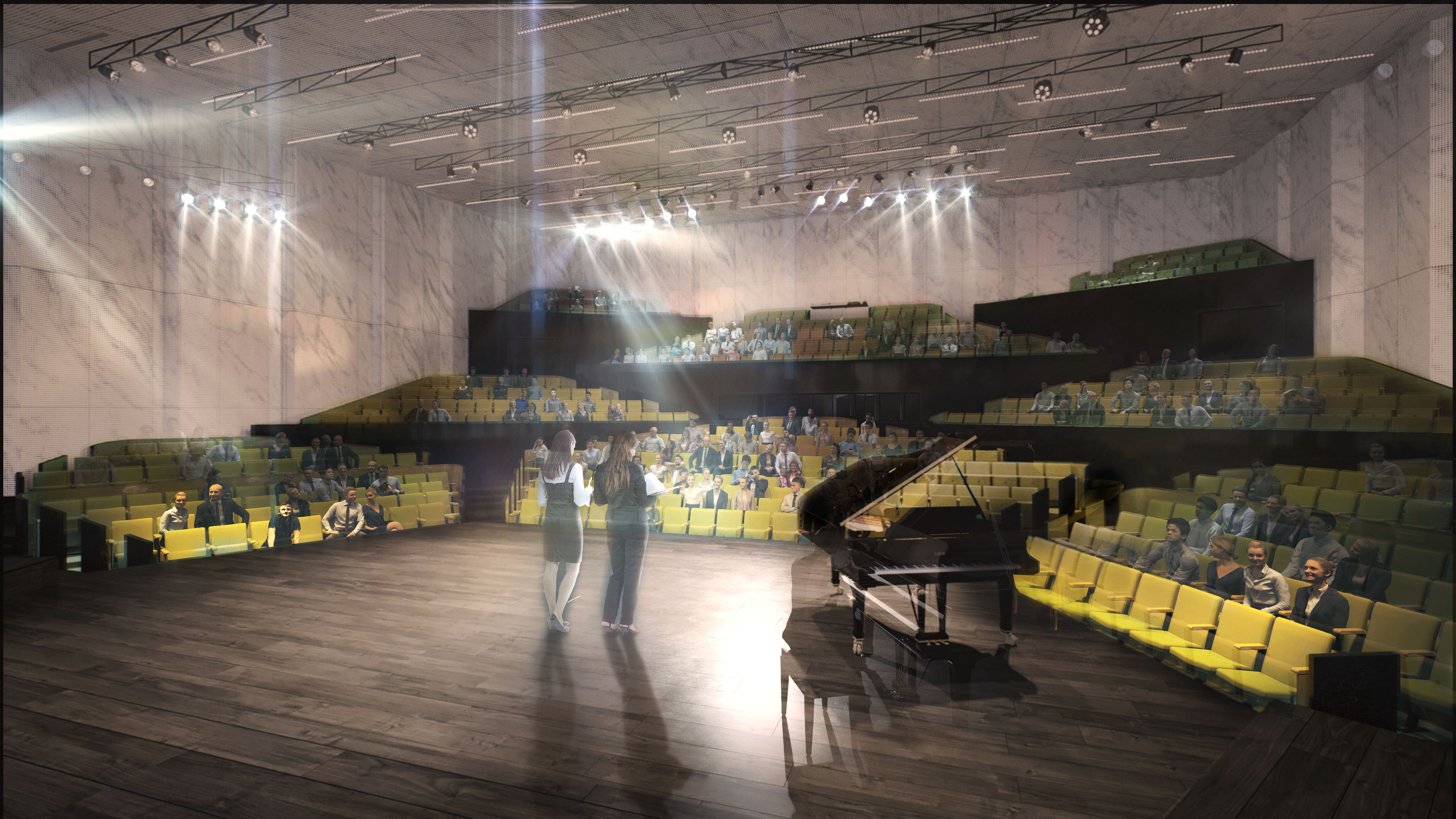 House for Singing - Choir Performance Center by HQ Architects - Architizer