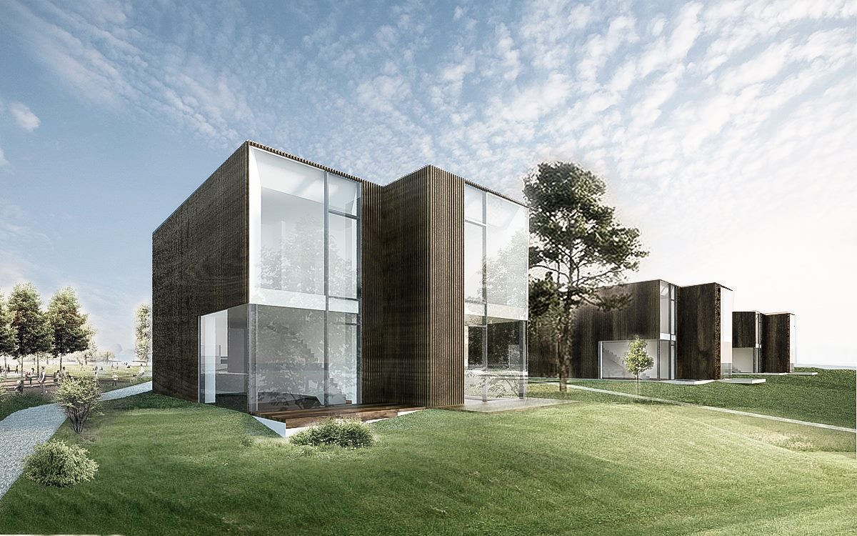 Modern House Complex Liberiskis Pond 1,6 ha by ARCH-1 - Architizer