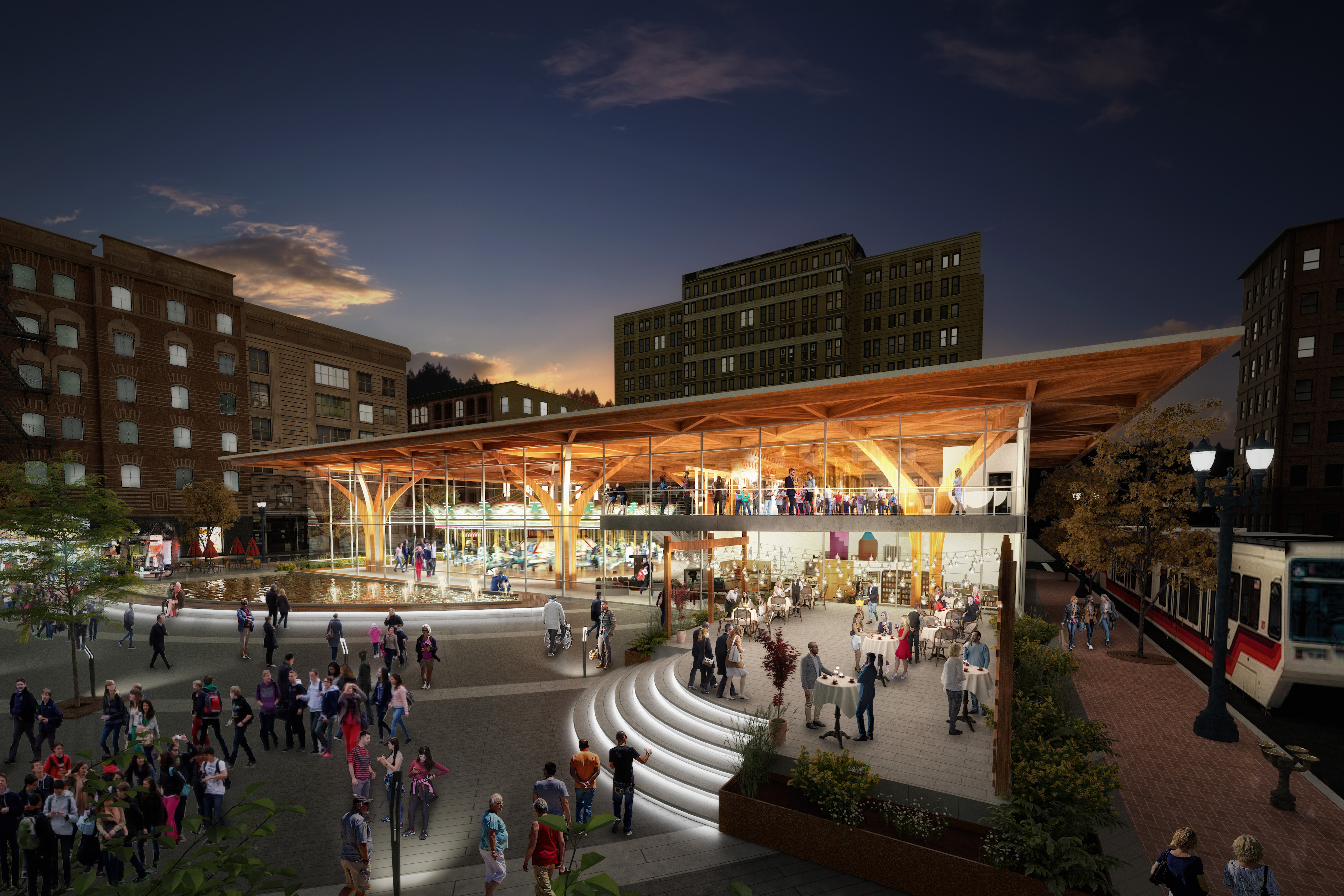 Jantzen Beach Carousel by SERA Architects - Architizer