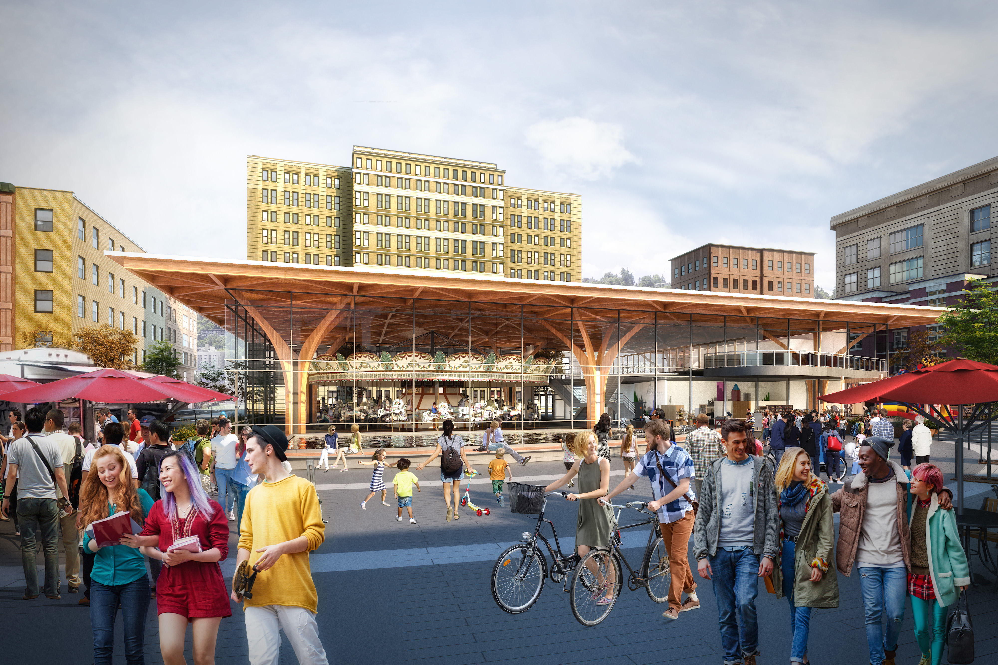 Jantzen Beach Carousel by SERA Architects - Architizer