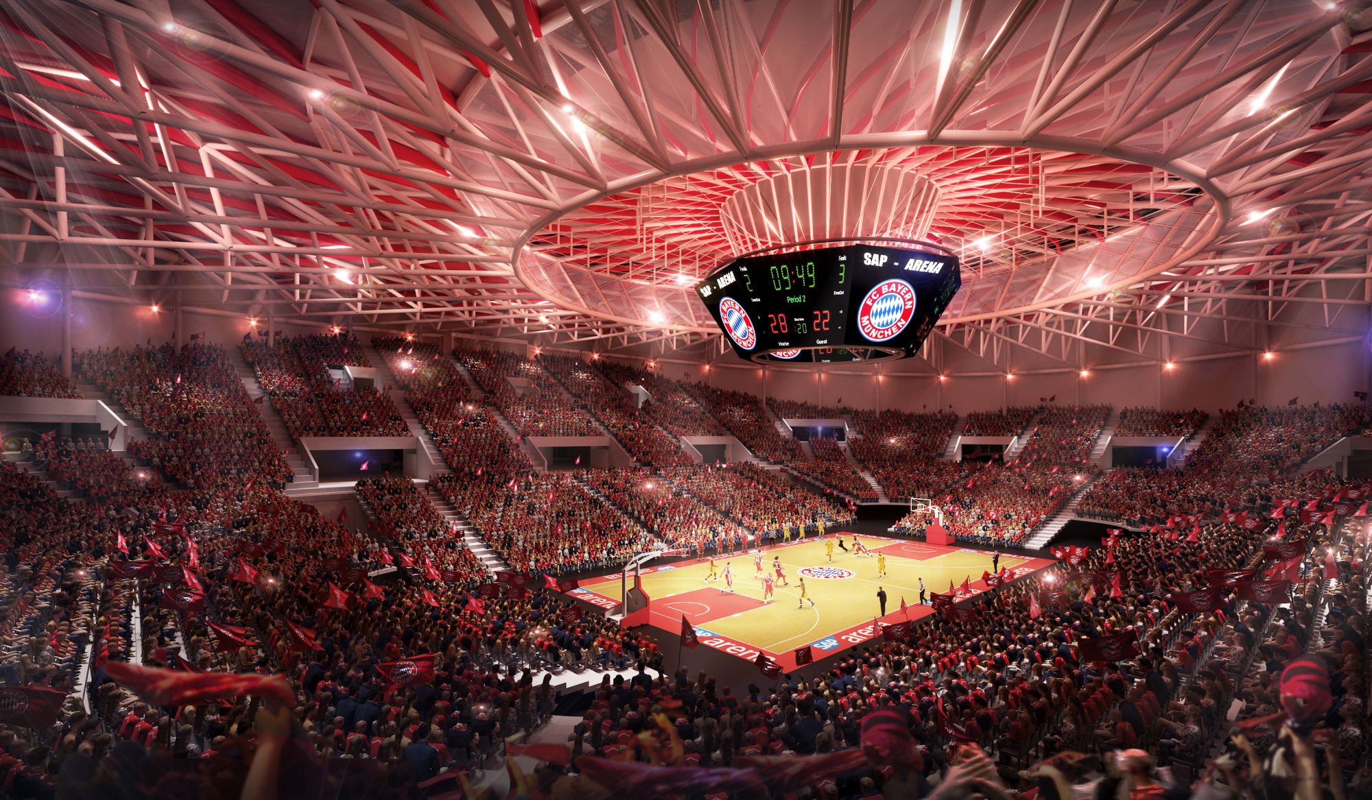 Ice Rink for EHC Red Bull Munich by SCHULITZ Architects - Architizer