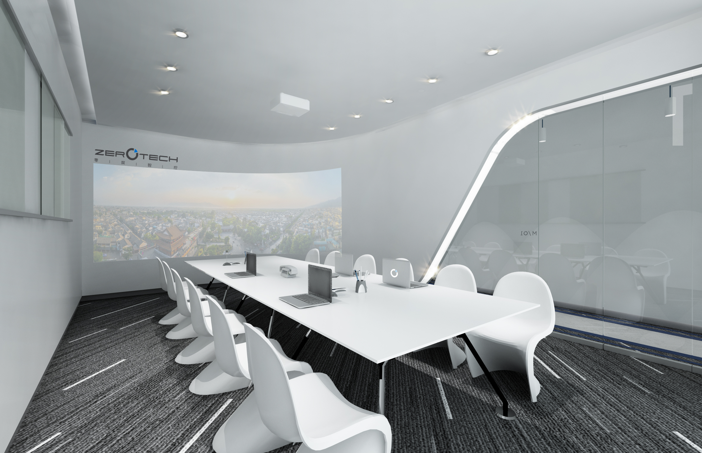 ZEROTECH Office/Showroom by Plusout Design Studio - Architizer