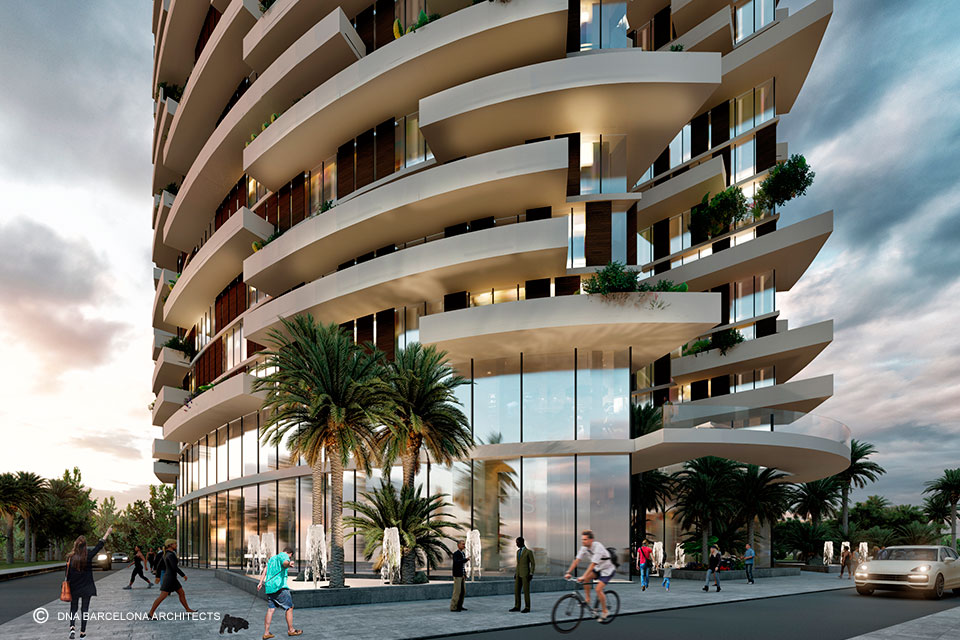 HANGING GARDENS MIAMI, USA by DNA BARCELONA ARCHITECTS - Architizer