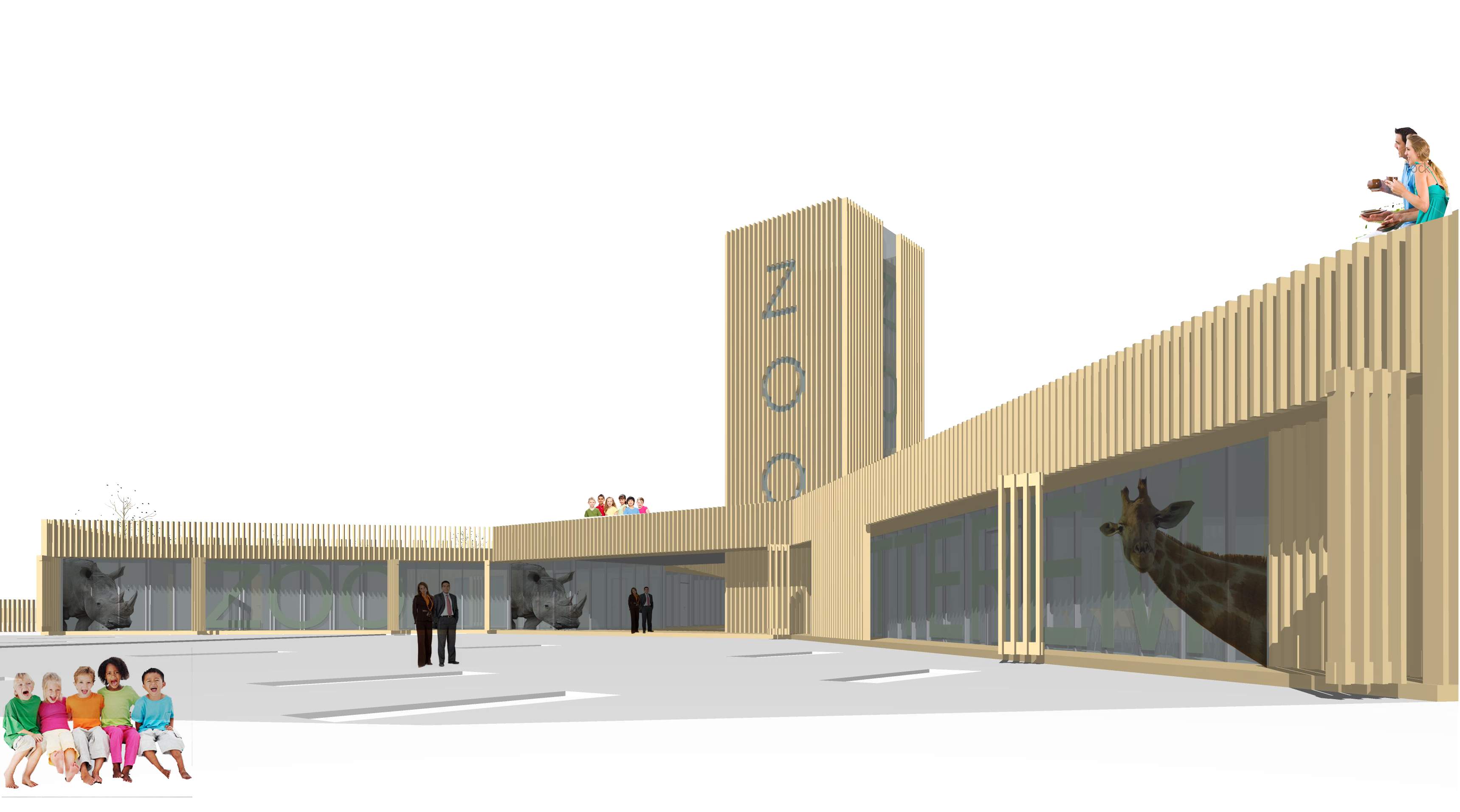 New entrance building for the Zoo in Veszprém by Veszprémi Építész ...