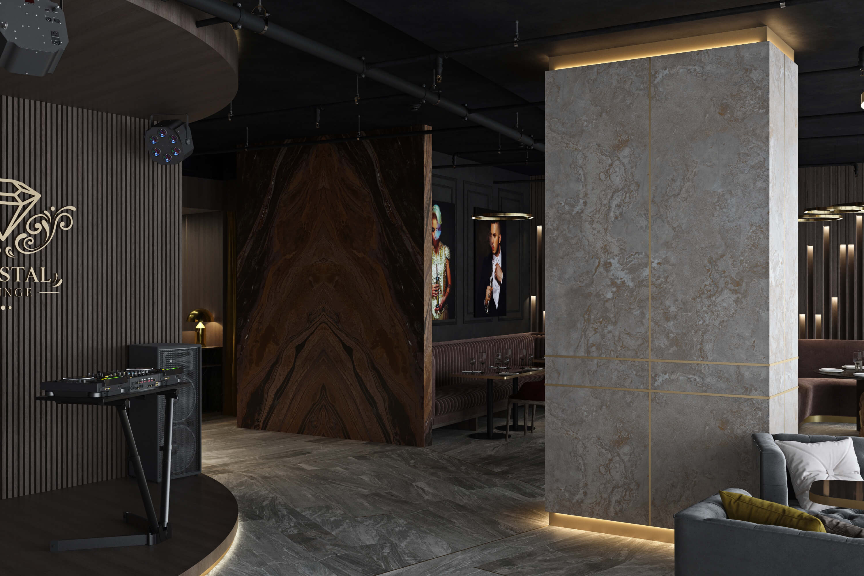 Restaurant Crystal Lounge 360 sq.m. by Geometrium - Architizer
