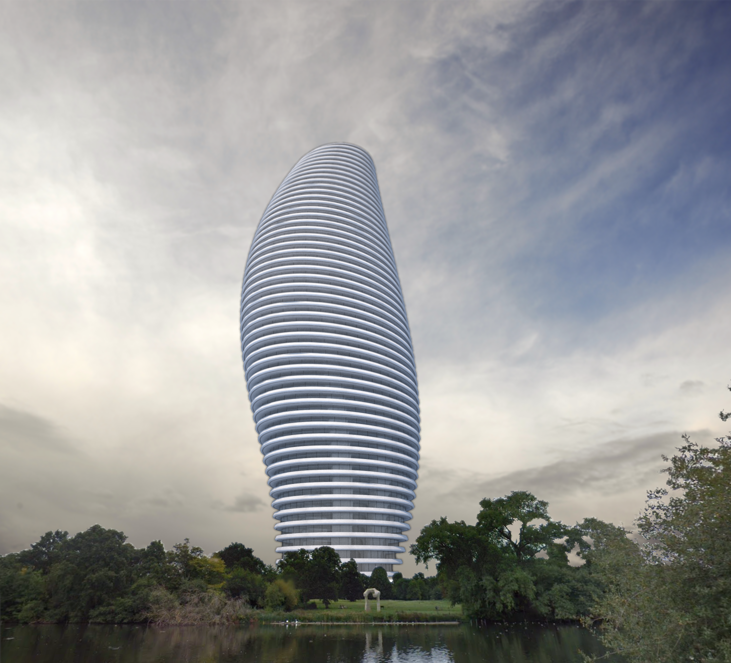 MAT - Multi Atrium Tower by Luca Bacilieri Studio - Architizer