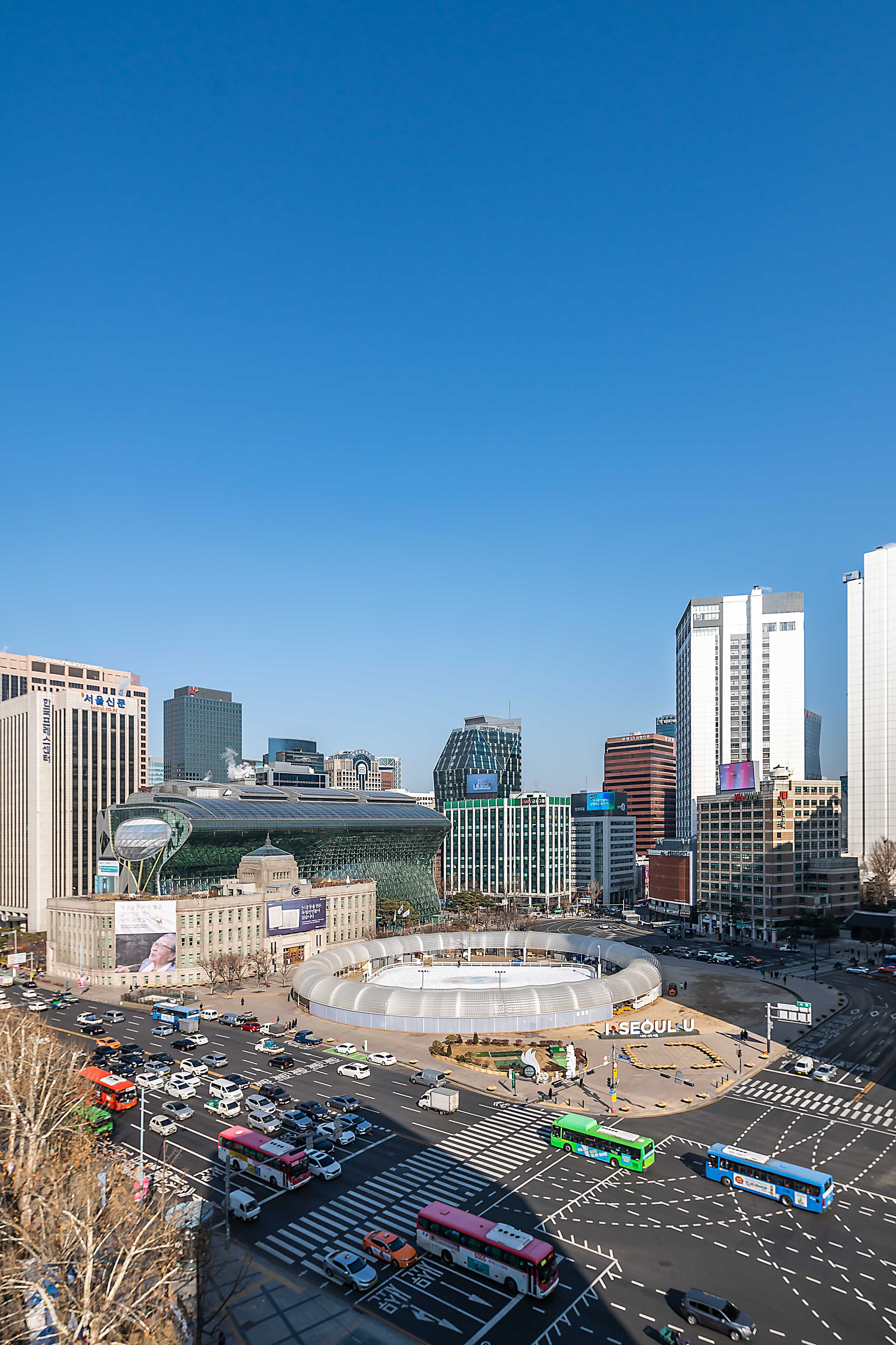 Seoul Square Ice Rink by CoRe Architects - Architizer