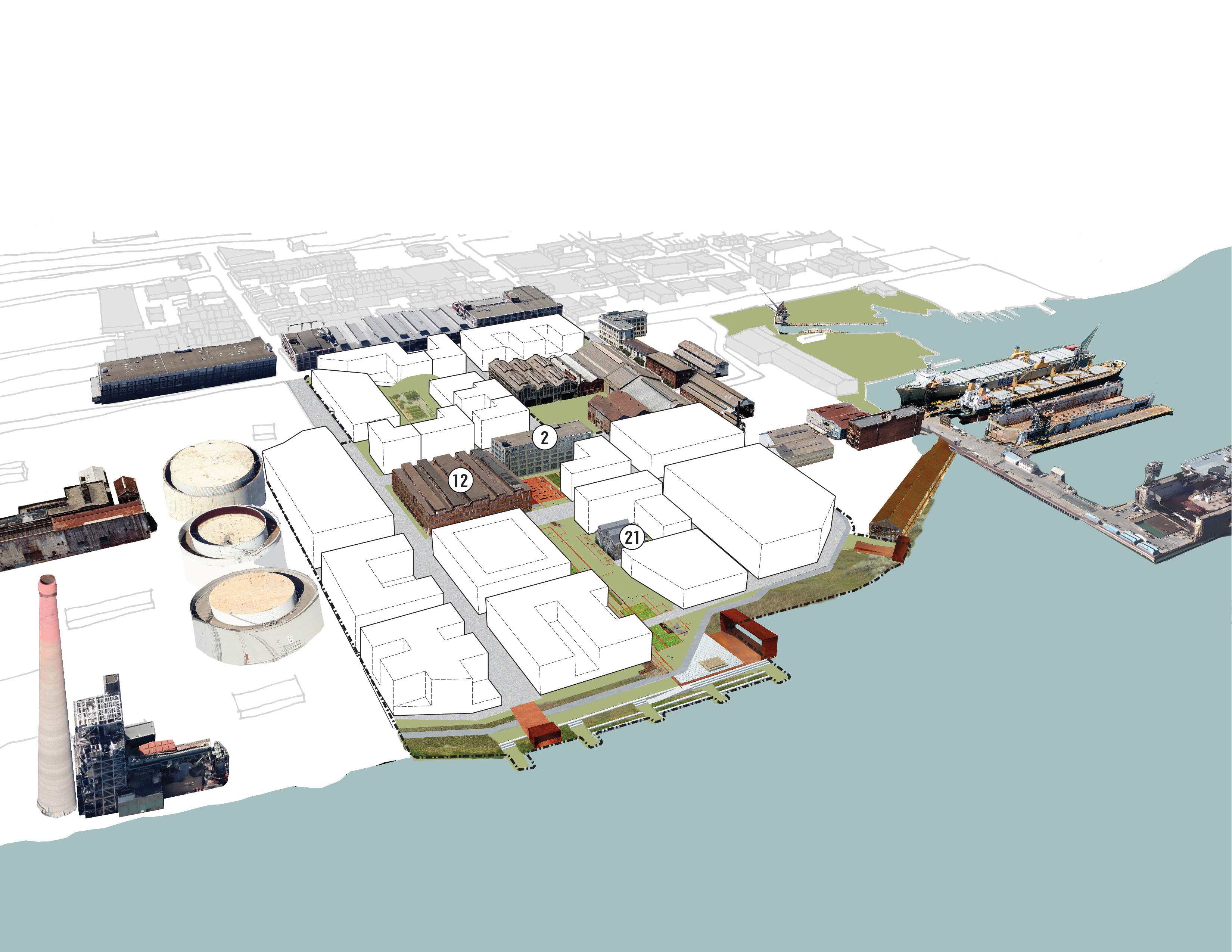 Pier 70 Waterfront Plan by SITELAB urban studio - Architizer