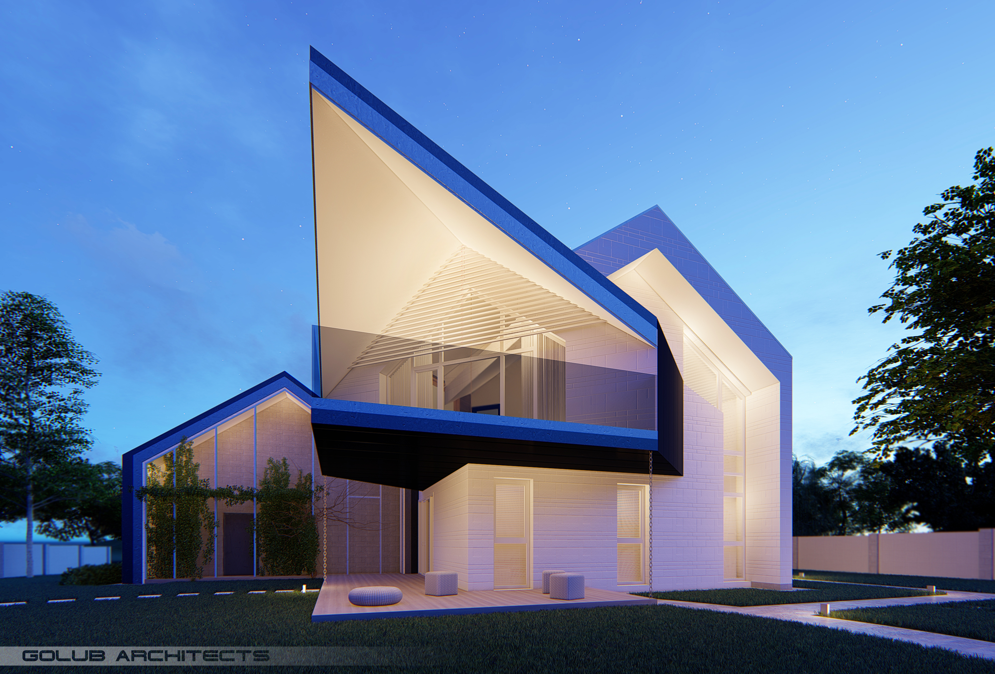 Strut House by Golub Architects - Architizer