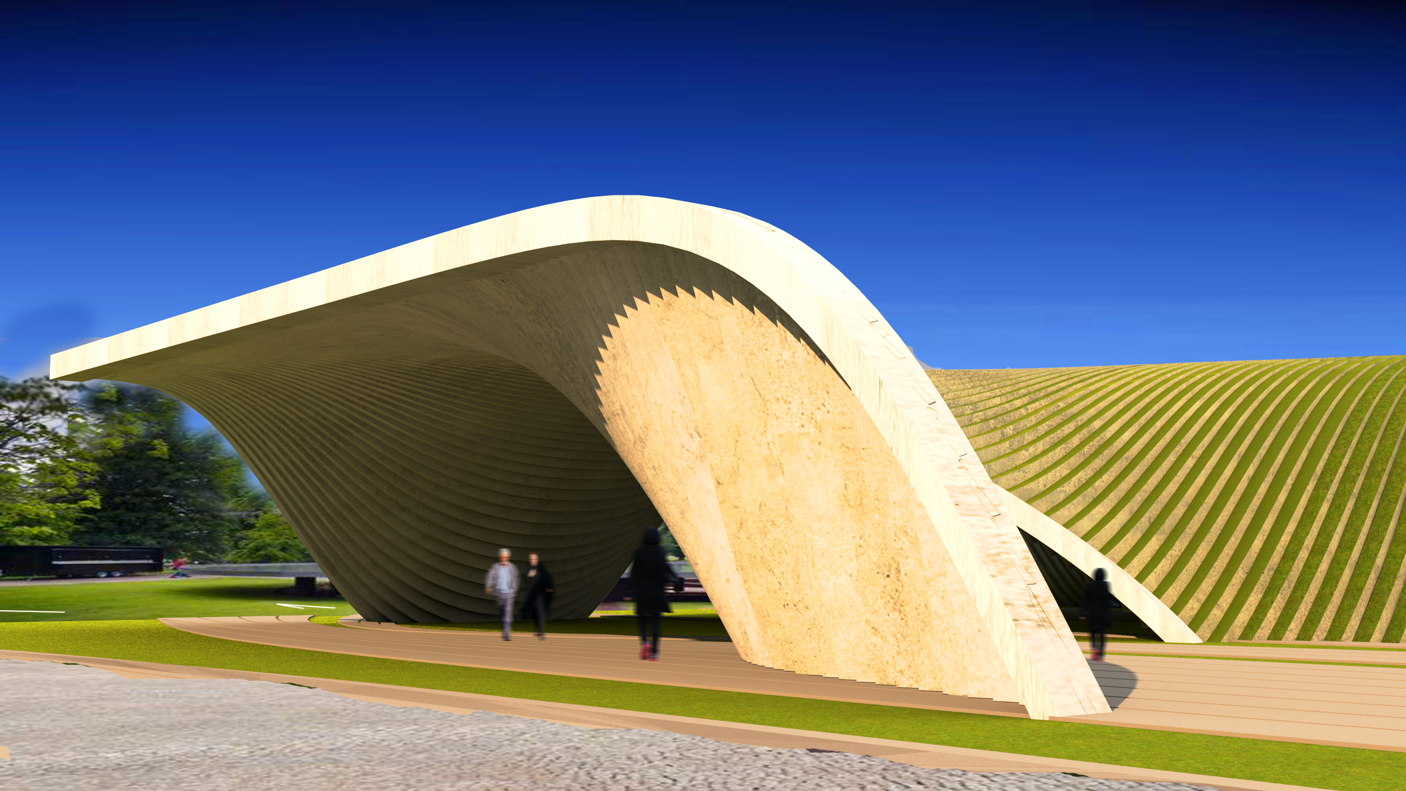 Entrance ilam university by 8 office - Architizer