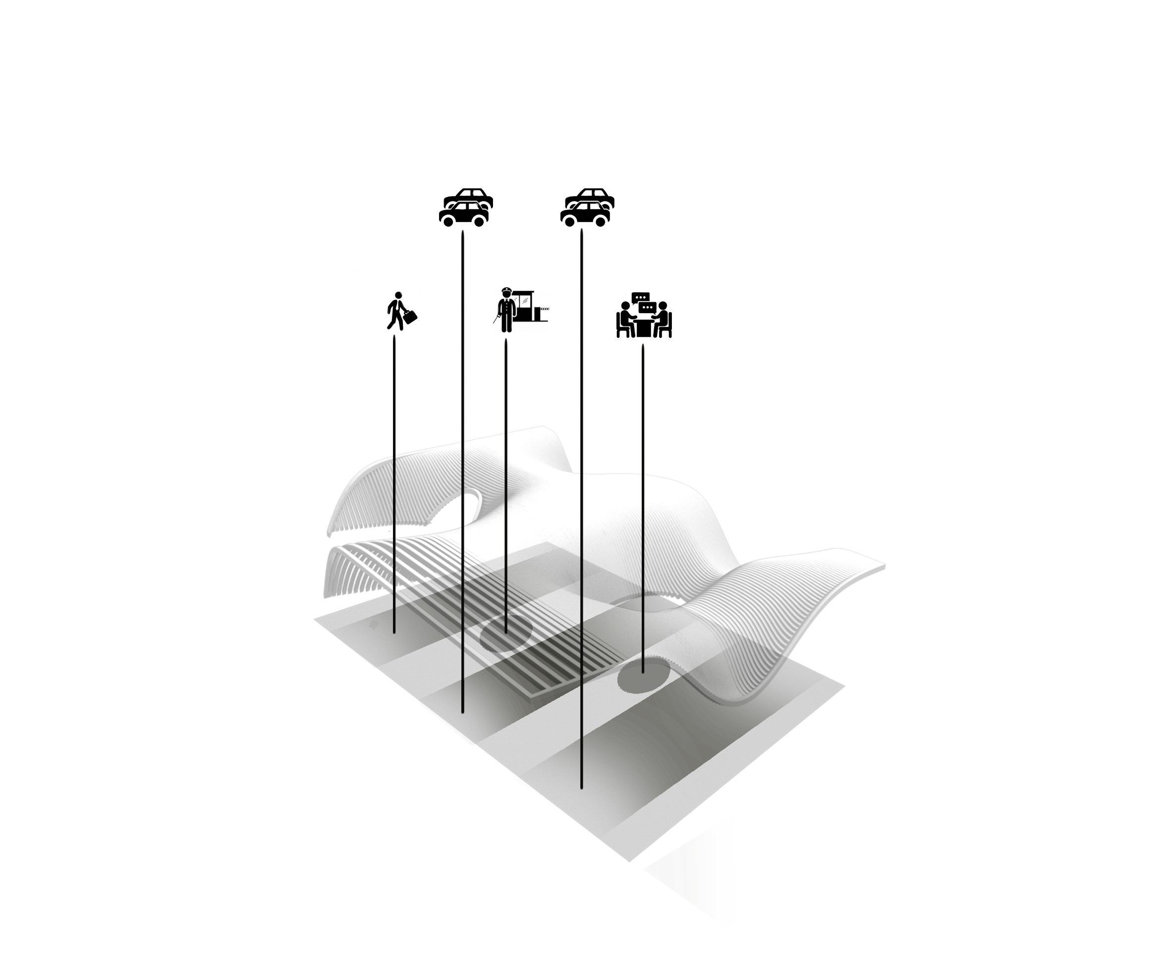 Entrance ilam university by 8 office - Architizer