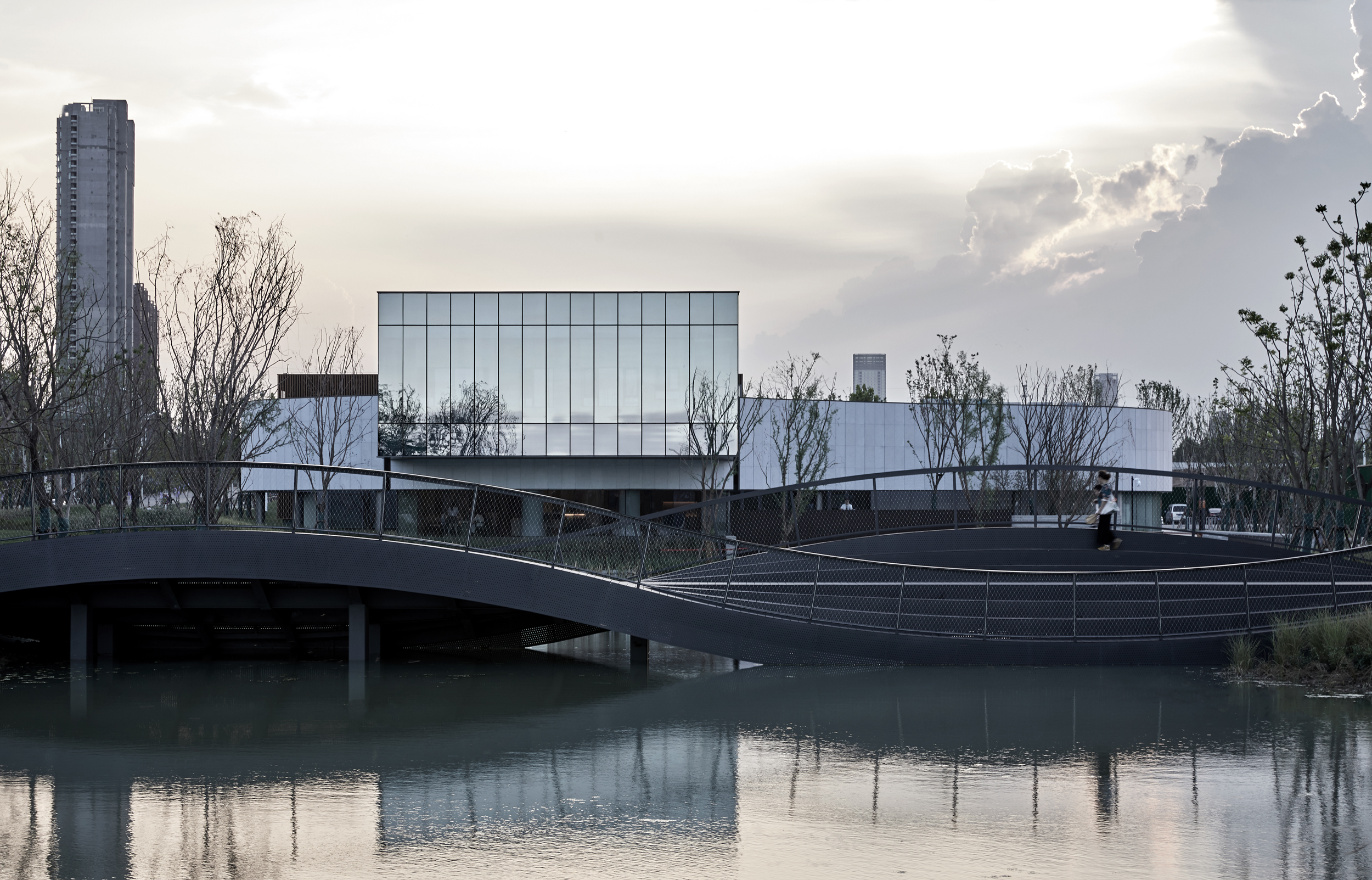 HeFei Fei River Central Smart Garden Library by GEEDESIGN - Architizer