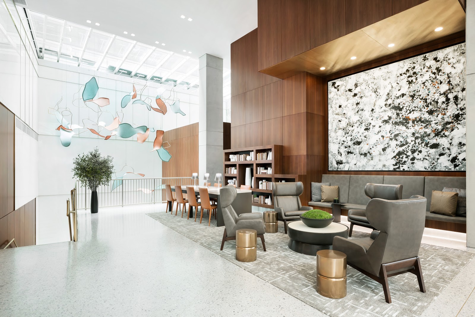 'Gathering' Installation for AC Hotels by Indiewalls | Design With Art ...