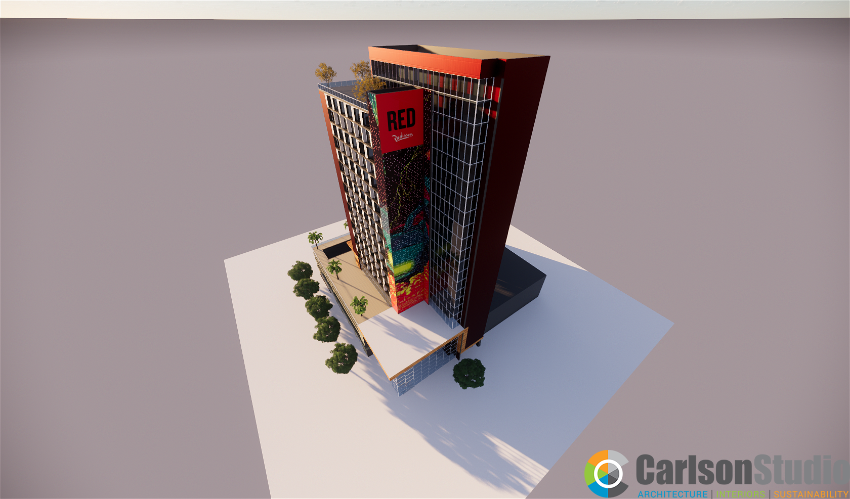 Raddison Red Concept by carbon design & architecture - Architizer