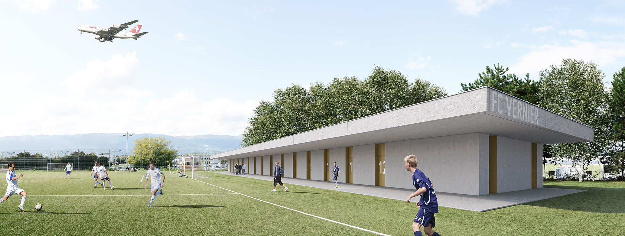 Vernier Stadium by AM architectes - Architizer