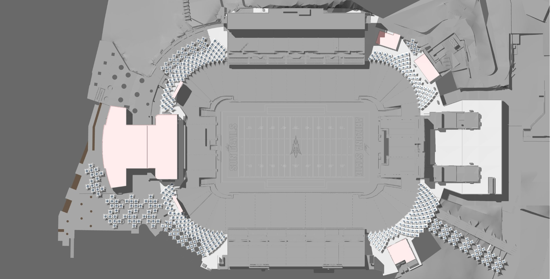 Solar Shade Modules for Stadium Concourse by Pvilion - Architizer