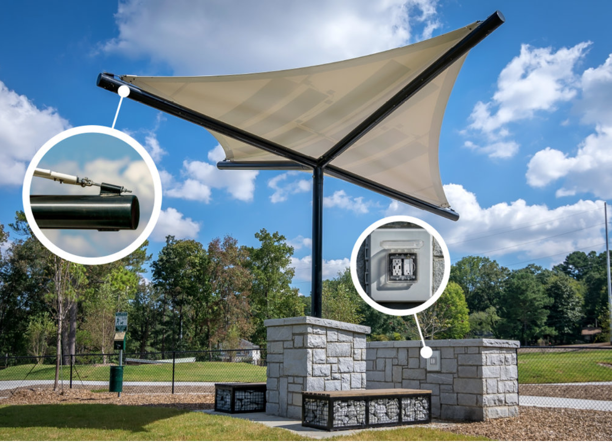 Pvilion Solar Sail Canopy by Pvilion - Architizer