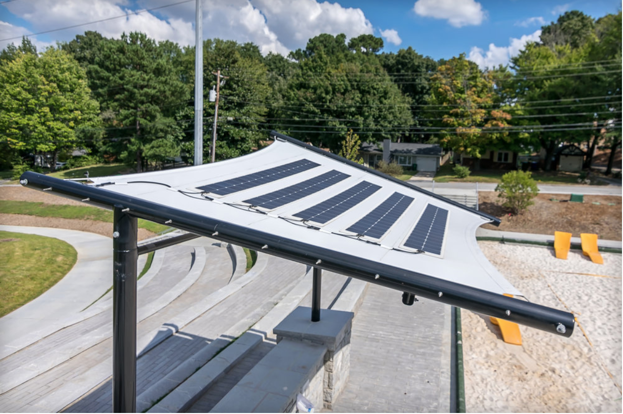 Pvilion Solar Sail Canopy by Pvilion - Architizer