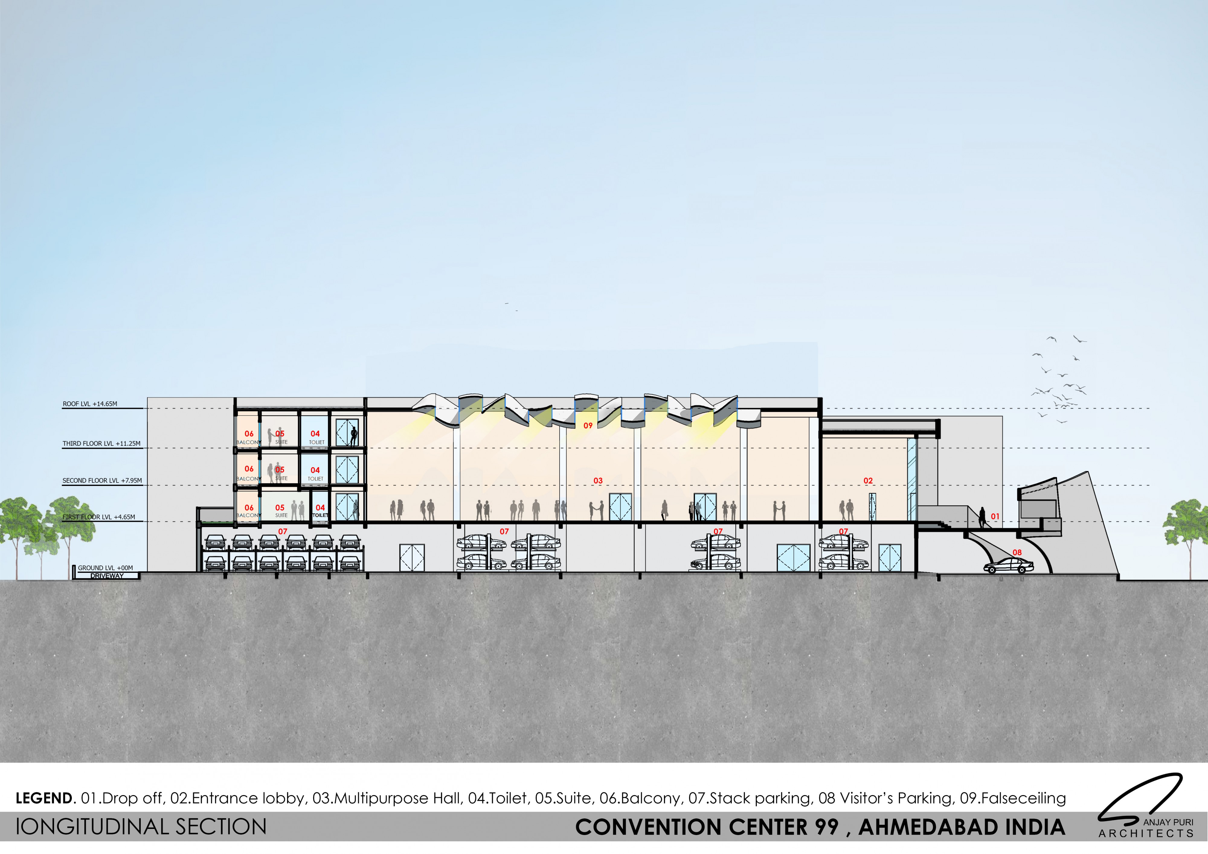 Idea 2742278: CONVENTION CENTRE 99 by Sanjay Puri Architects in ...