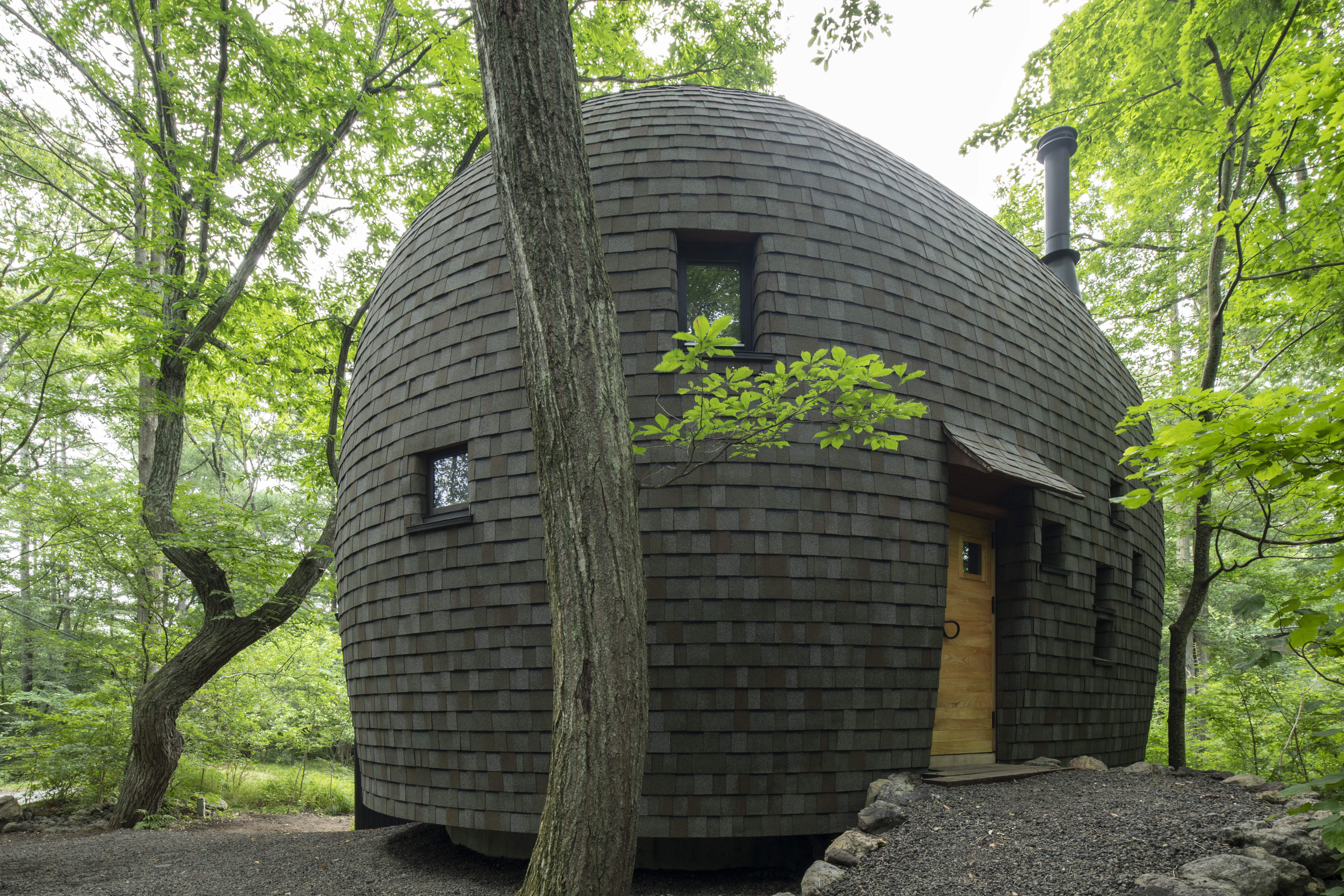 Shell House / The language of forest by Tono Mirai architects - Architizer