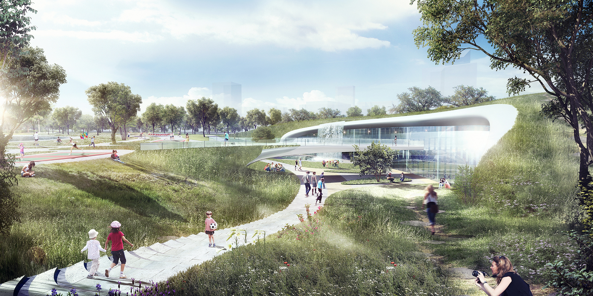 Visitor & Sports Centers, Future Park at ZJ Innopark by EID ...