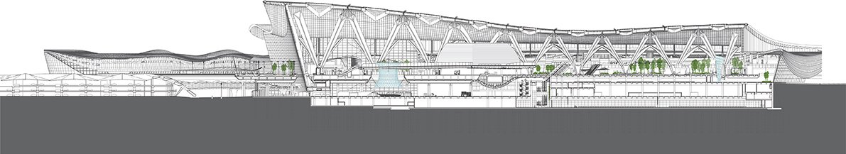 Abu Dhabi International Airport Midfield Terminal Complex by Kohn ...