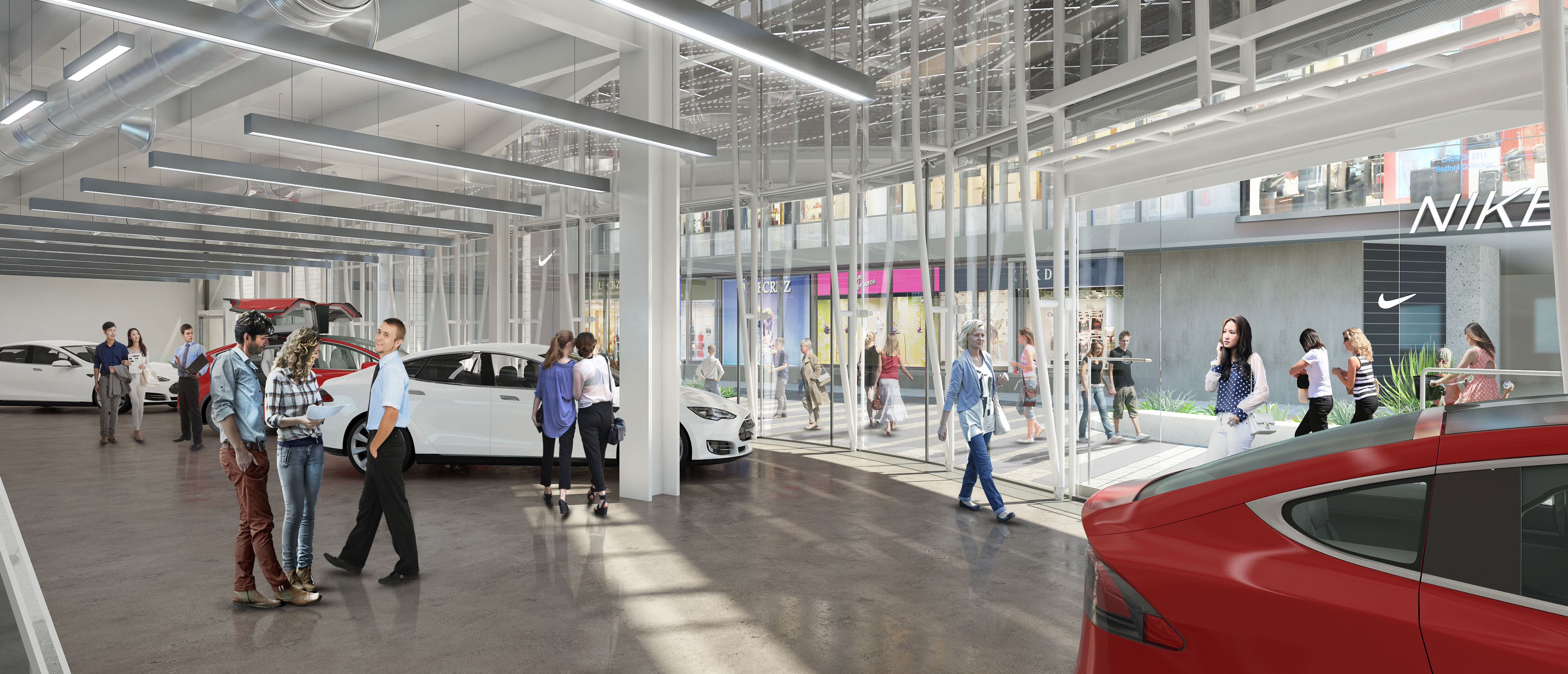 Tesla Showroom by Michael W. Folonis Architects - Architizer