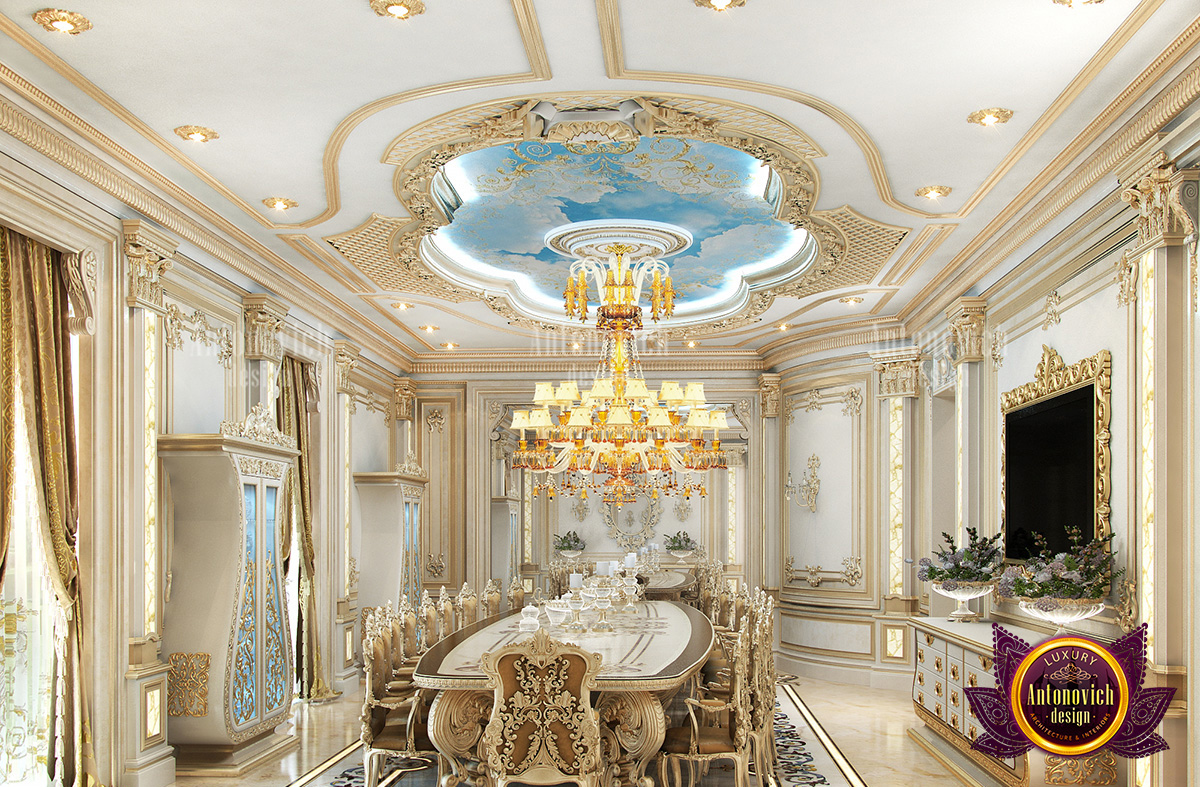 Creative Ideal Dining Room Design Ideas by LUXURY ANTONOVICH DESIGN ...