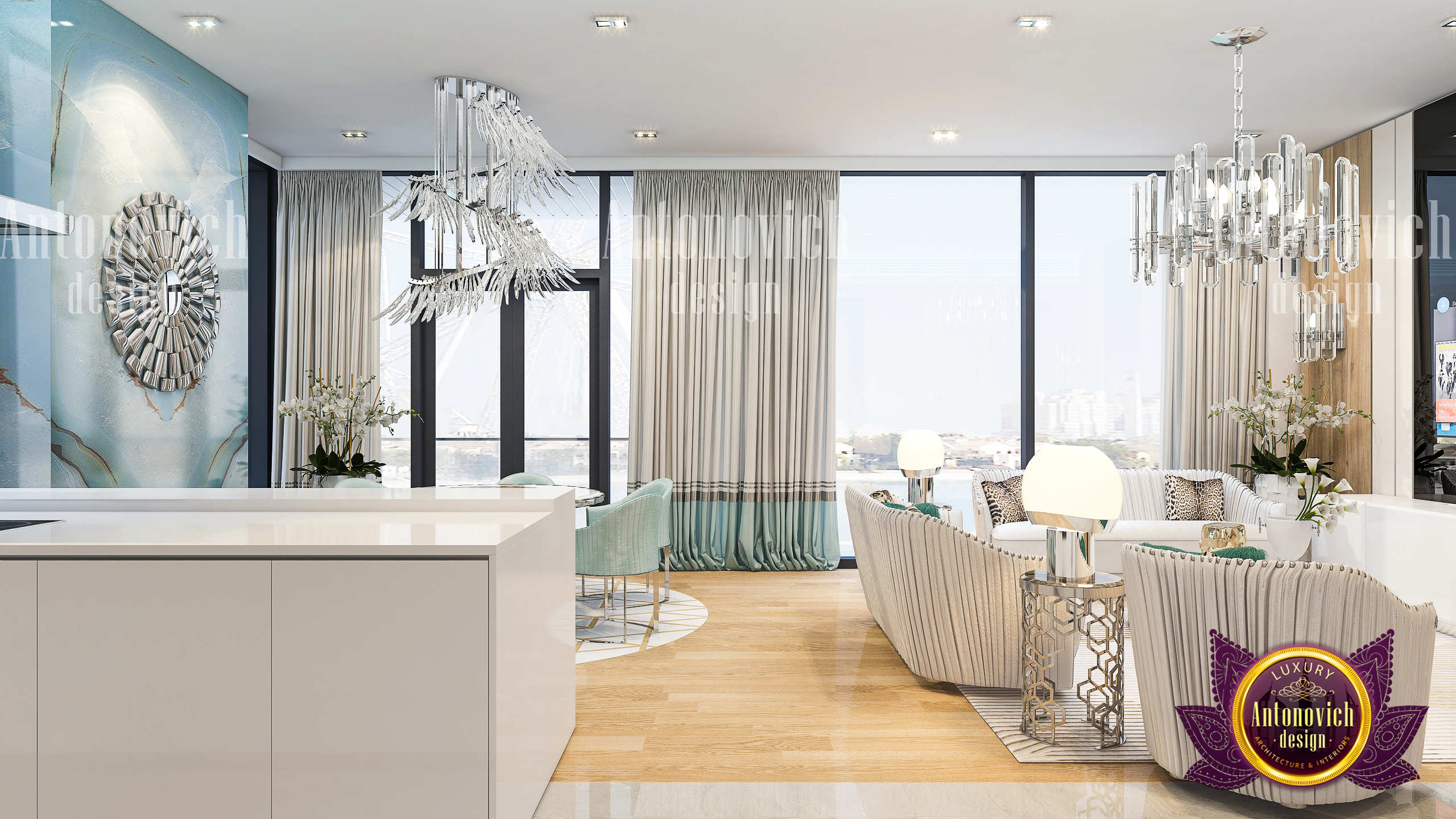 Elegant Cool Interior by LUXURY ANTONOVICH DESIGN - Architizer