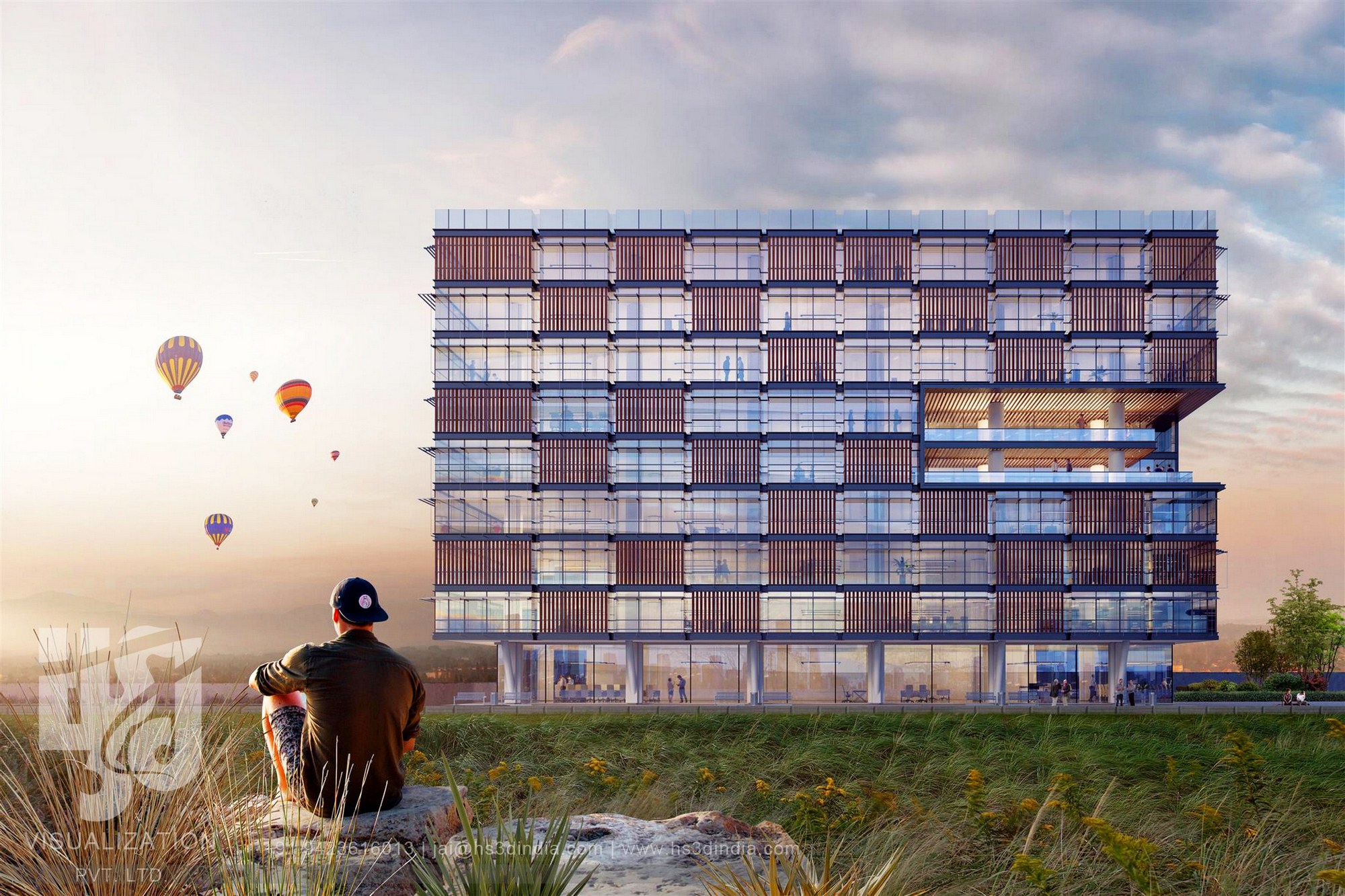 COMMERCIAL EXTERIOR NIGHT RENDERING BY HS 3D INDIA by HS3D ...