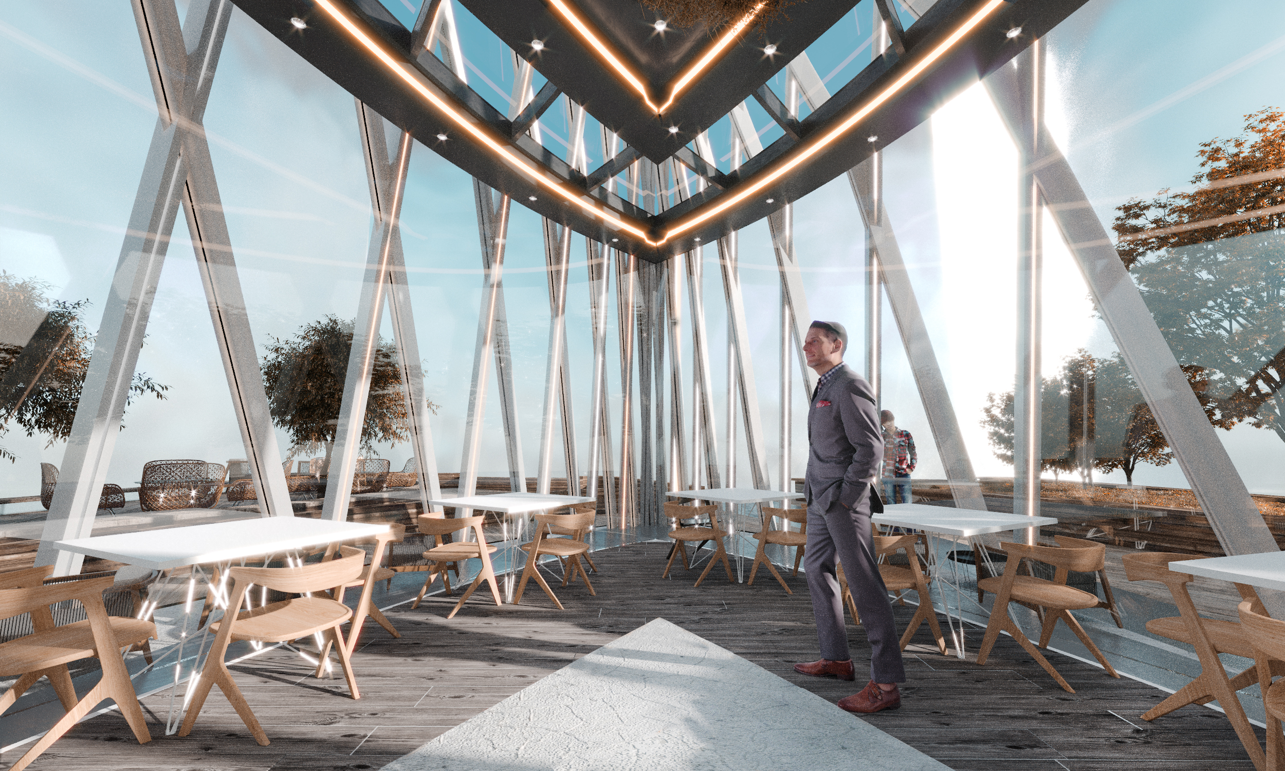 Leaf and Bean Coffee Co Pavilion by MASK architects - Architizer