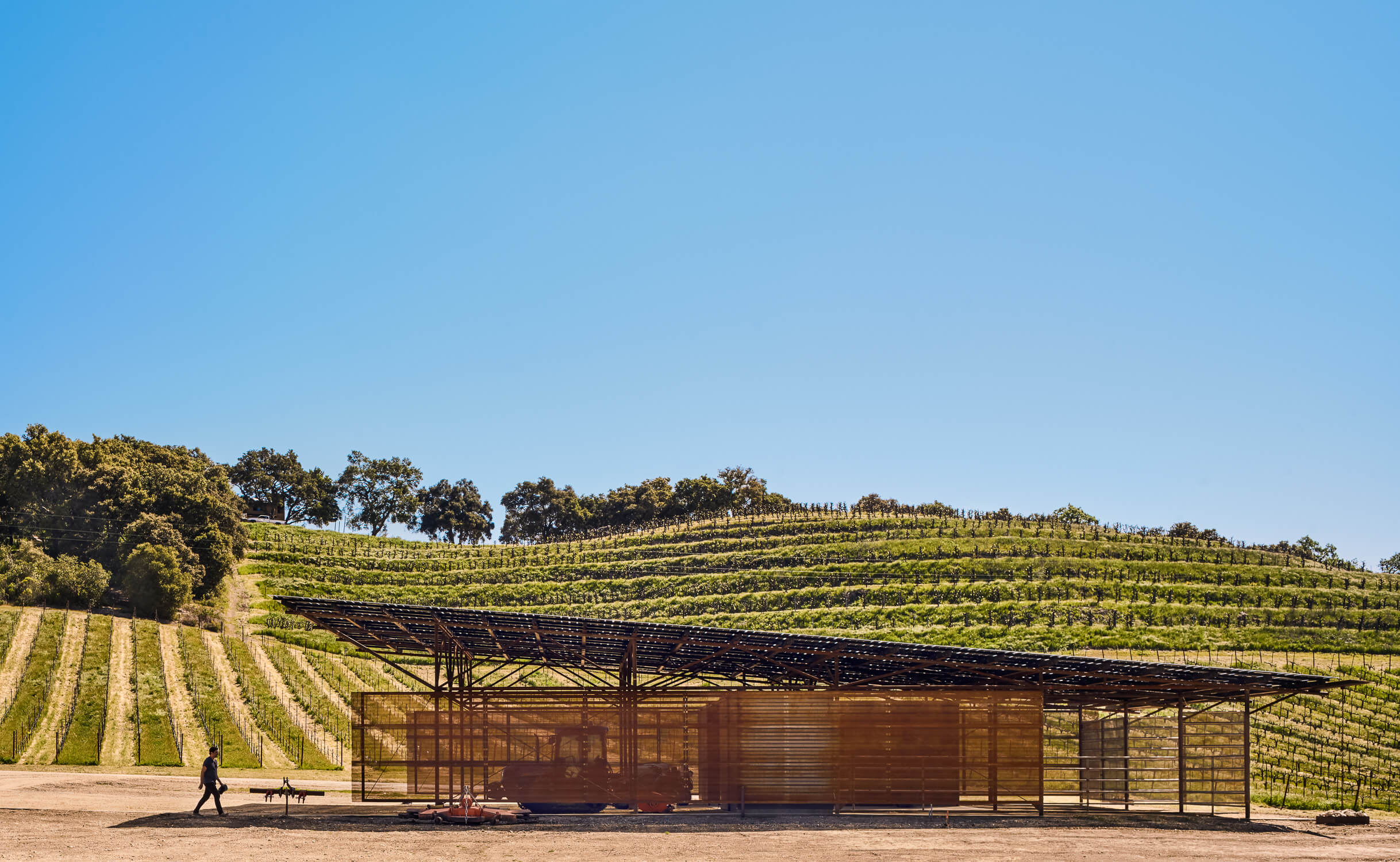 Saxum Vineyard Equipment Barn by Clayton Korte - Architizer