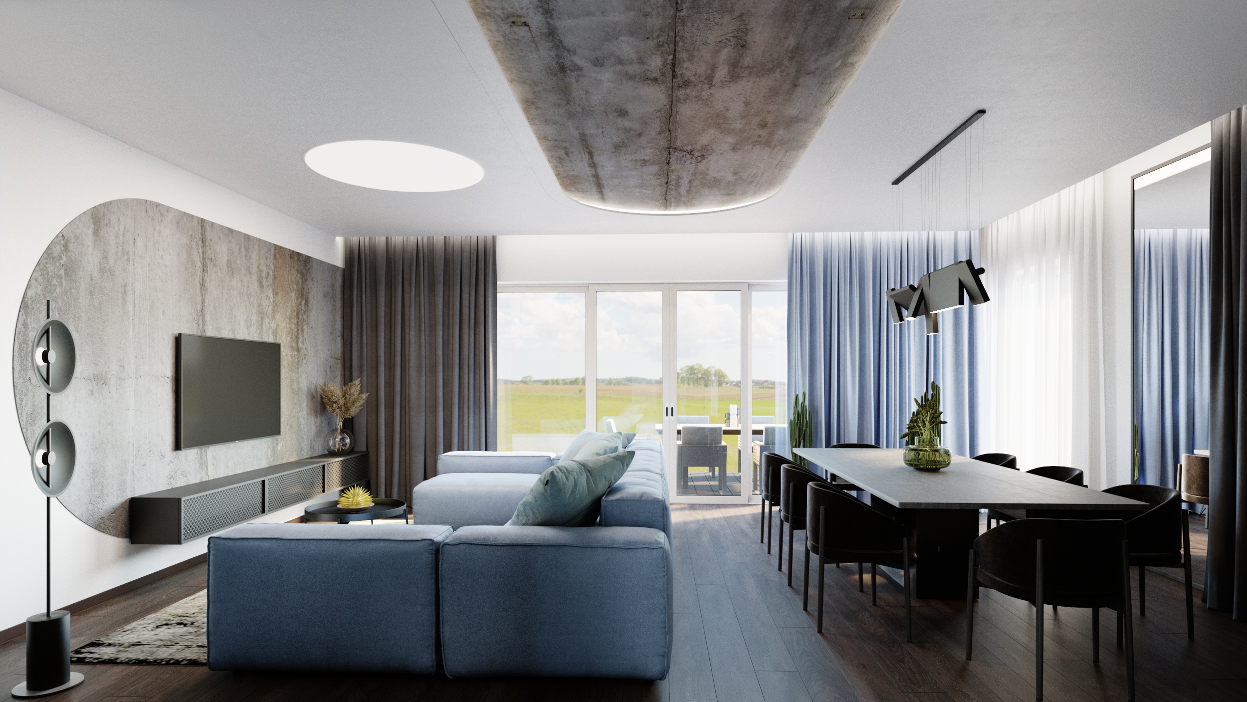 LIVING ROOM PROJECT by Samanose - Architizer