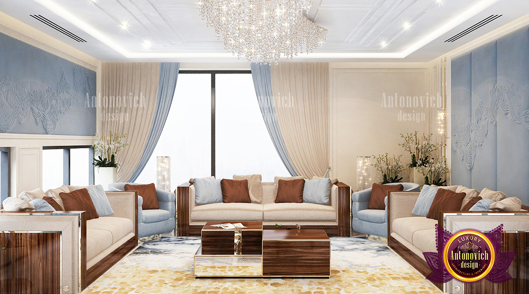 Rich Color Combinations in Living and Dining Rooms by LUXURY ANTONOVICH ...