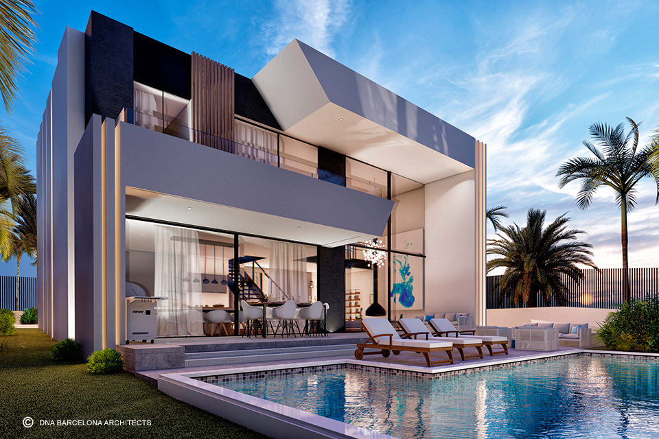 TWISTED TOWERS ABU DHABI, U.A.E. by DNA BARCELONA ARCHITECTS - Architizer