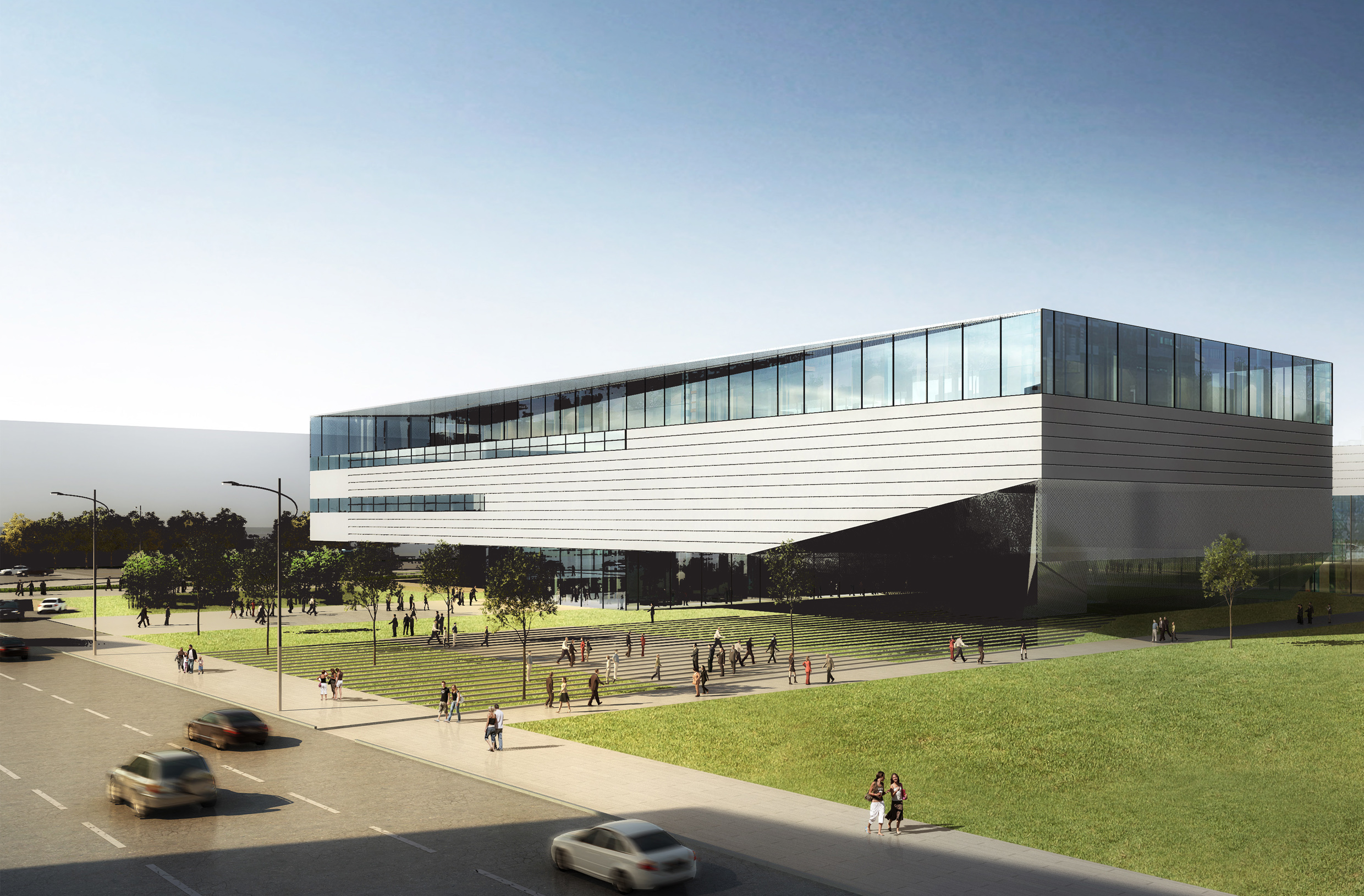 Zhuhai Public Cultural Center Library by Plasma Studio - Architizer