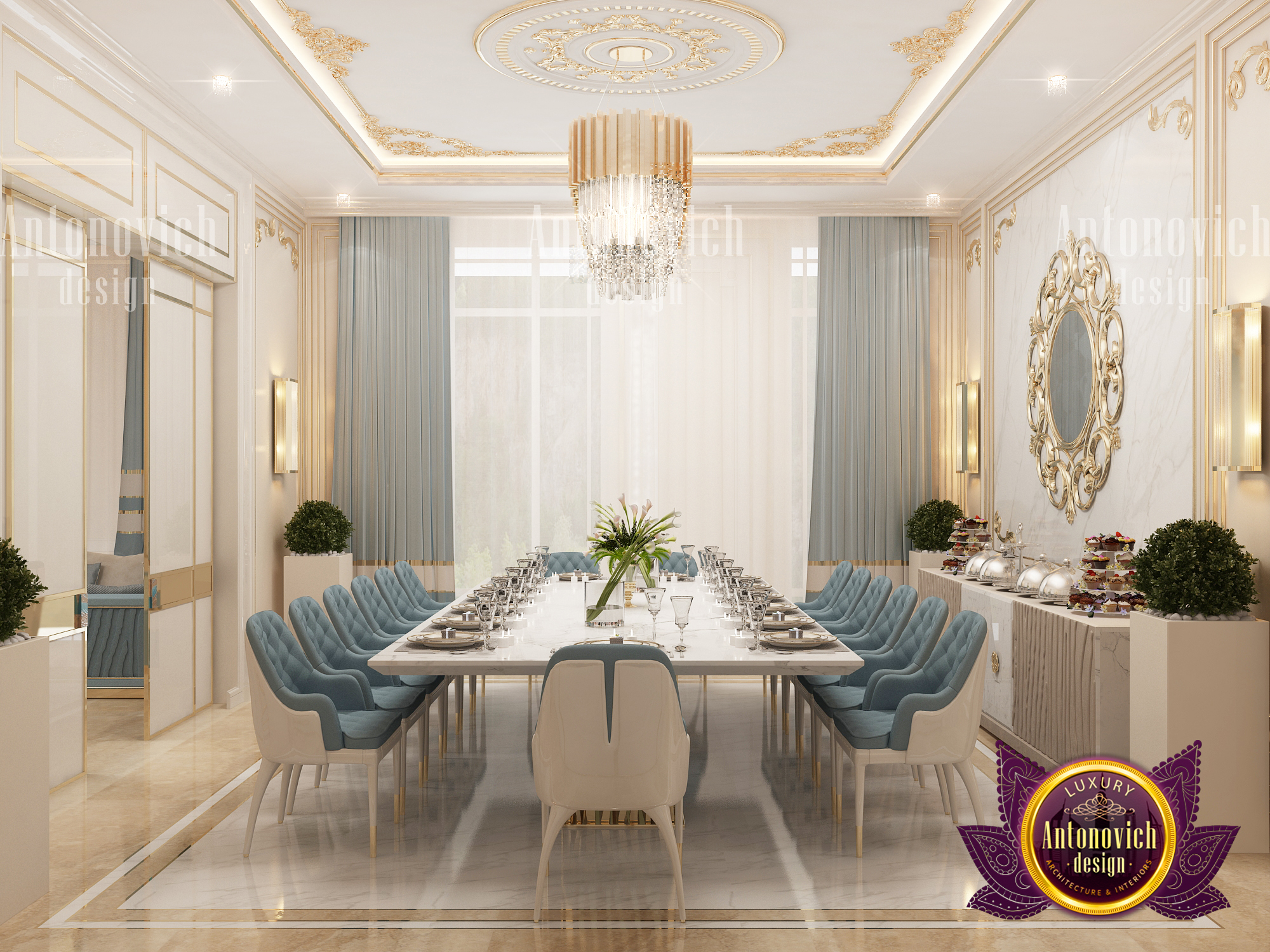 Modern Luxe Interior by LUXURY ANTONOVICH DESIGN - Architizer