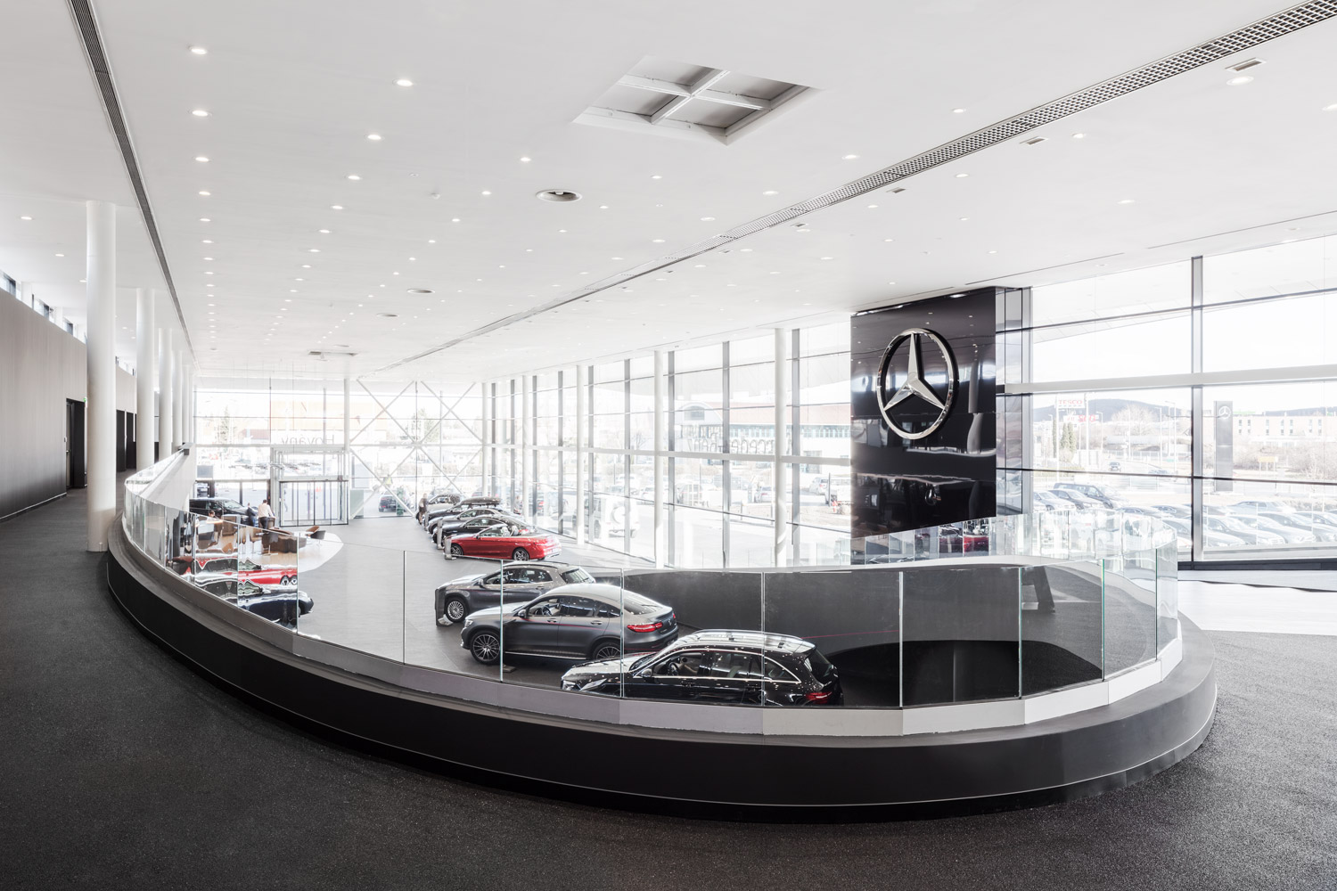 Retail brand presence for Mercedes-Benz by GRAFT - Architizer