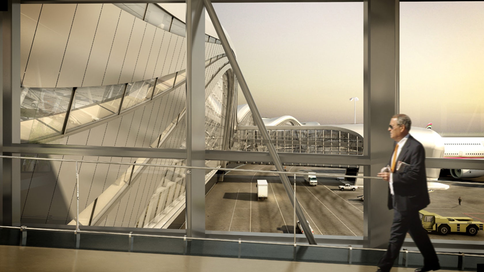 Abu Dhabi International Airport Midfield Terminal Complex by Kohn ...