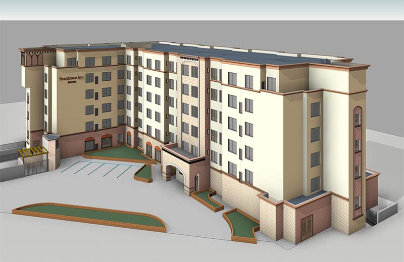 BIM Models for a hospitality building with LOD 300 by Hitech BIM ...