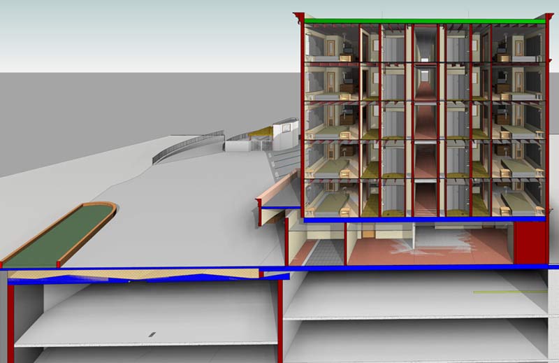 BIM Models for a hospitality building with LOD 300 by Hitech BIM ...