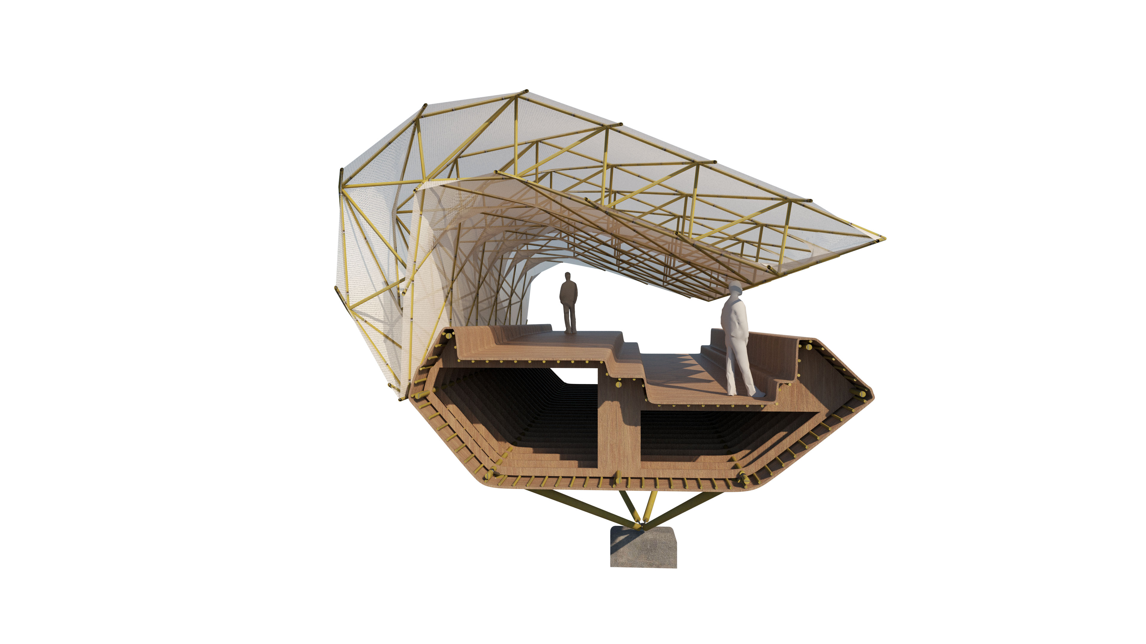 The Birdwalk Flamingo Observation Platform by AIDIA STUDIO - Architizer