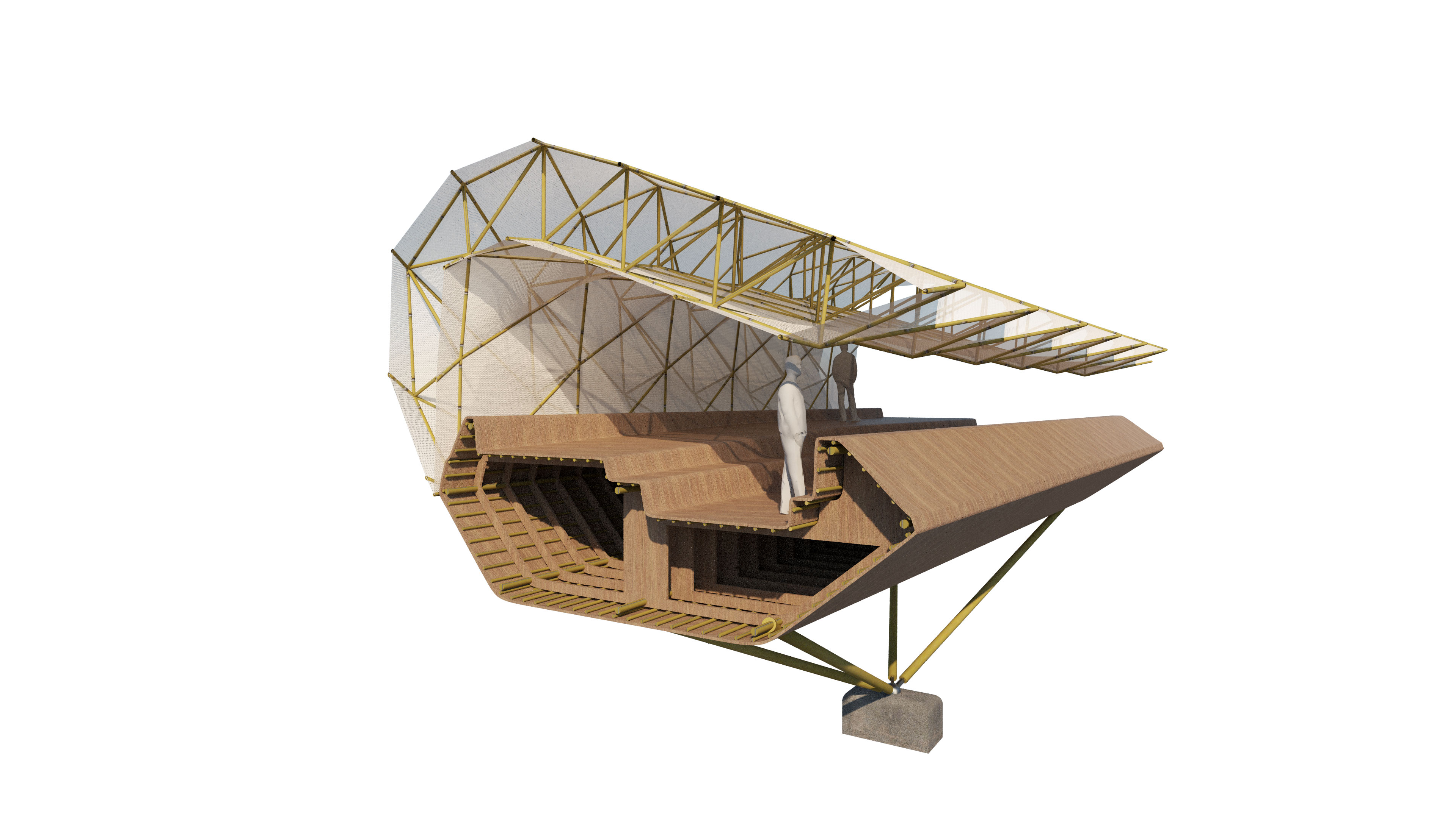 The Birdwalk Flamingo Observation Platform by AIDIA STUDIO - Architizer