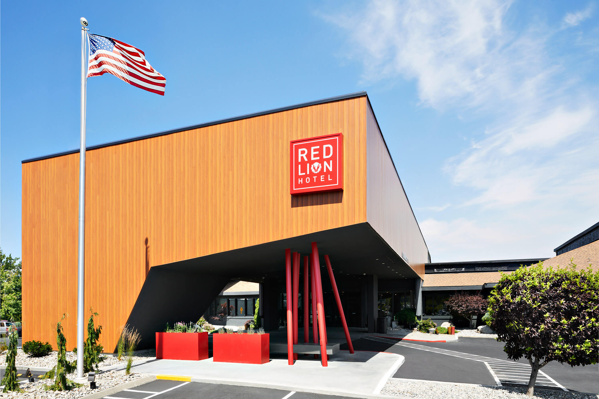 Red Lion Hotel Entry by HDG Architecture - Architizer