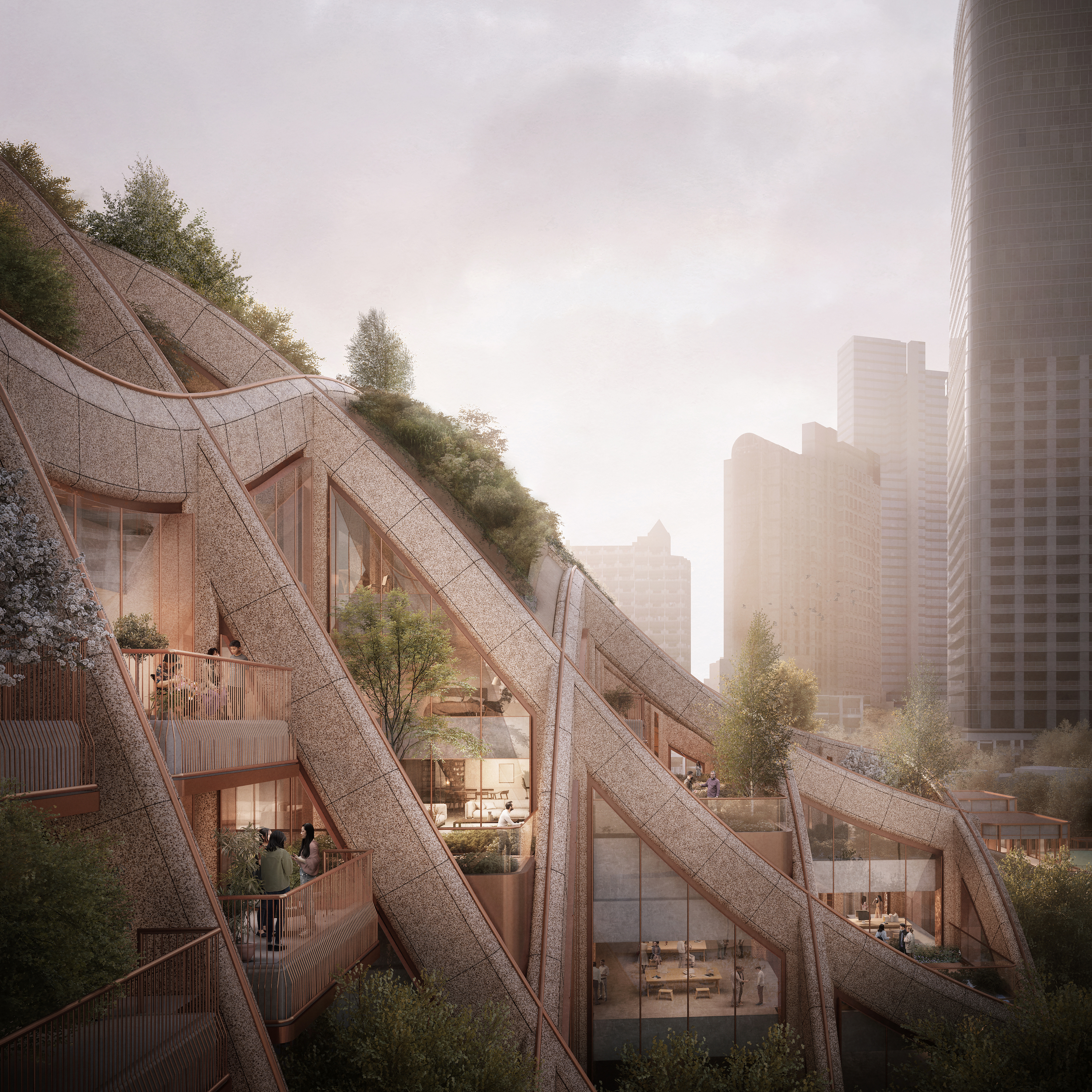 Toranomon-Azabudai by Heatherwick Studio - Architizer