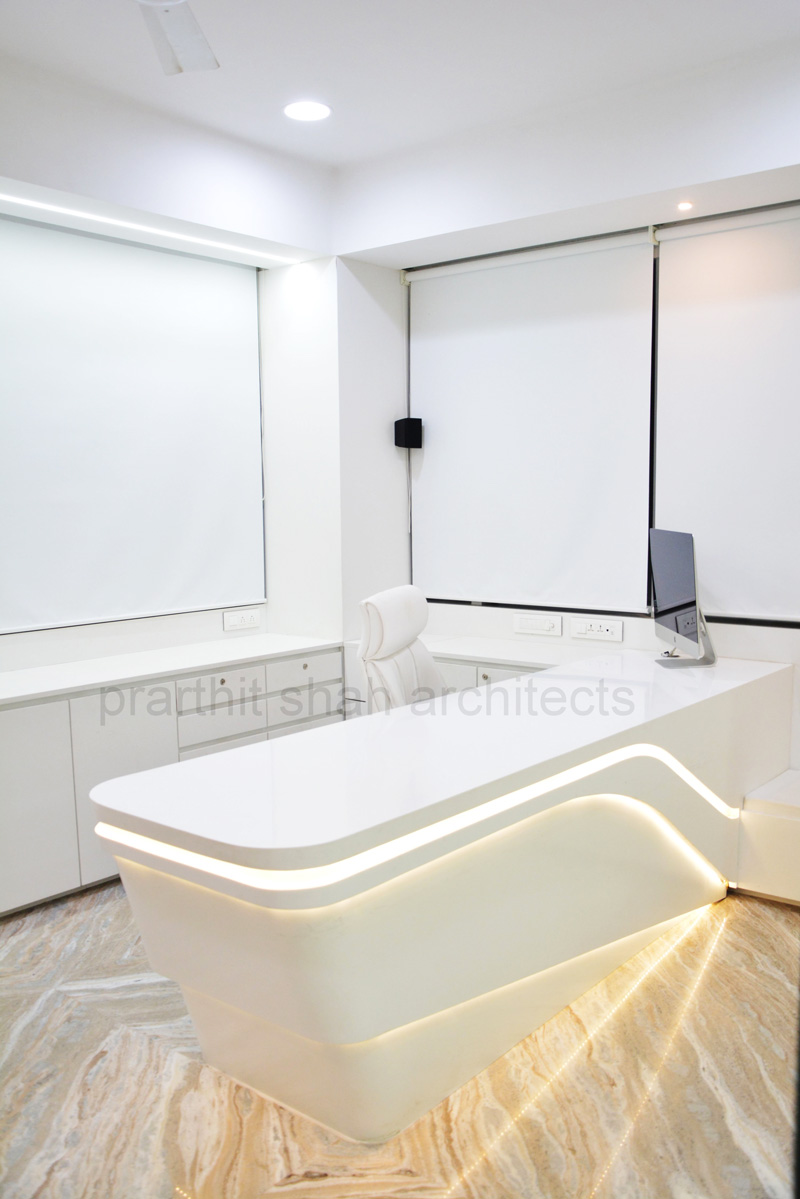 50 Shades of White – Office Interior Design by prarthit shah architects ...